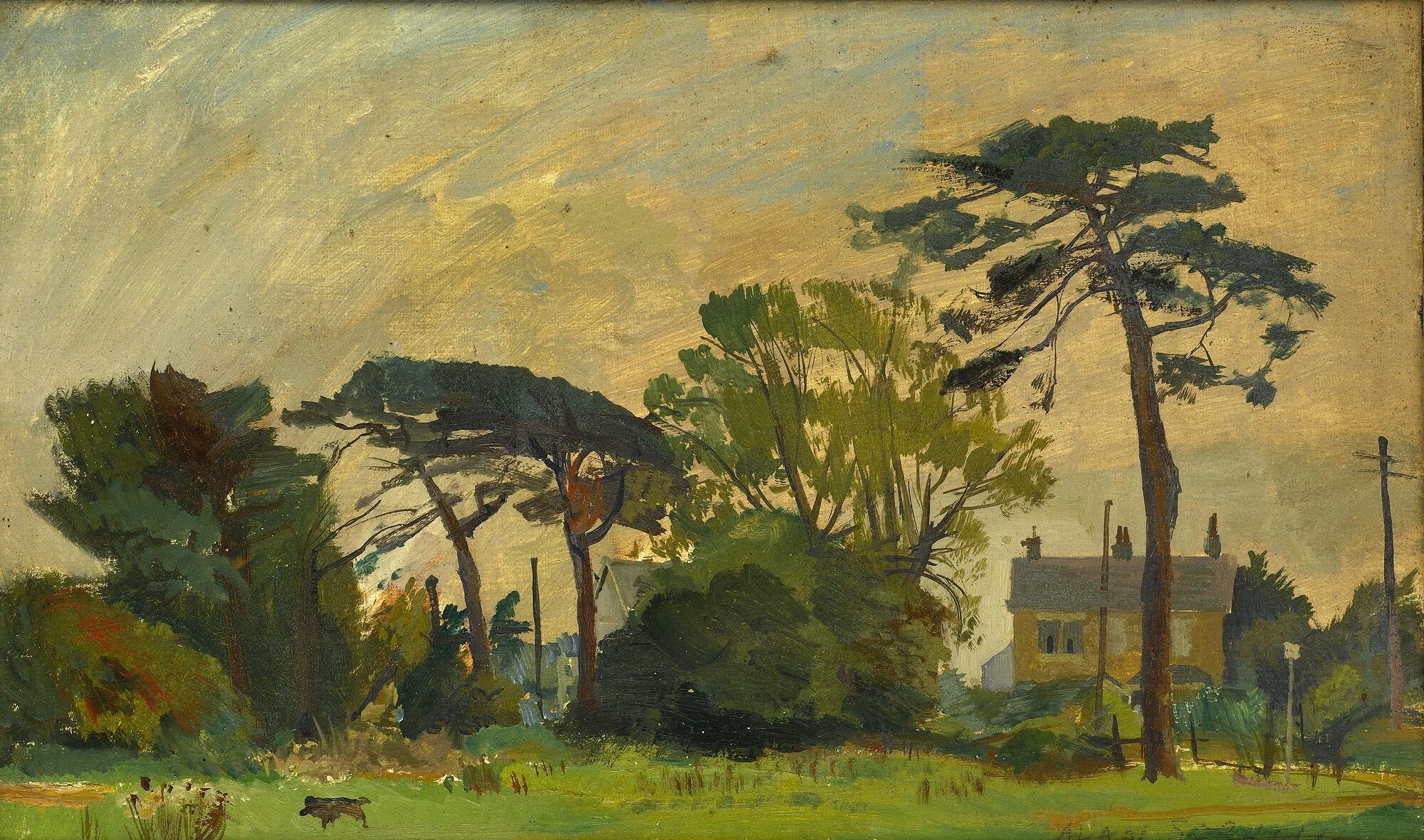 Near River's Corner Daw's Heath - Modern British Art Gallery