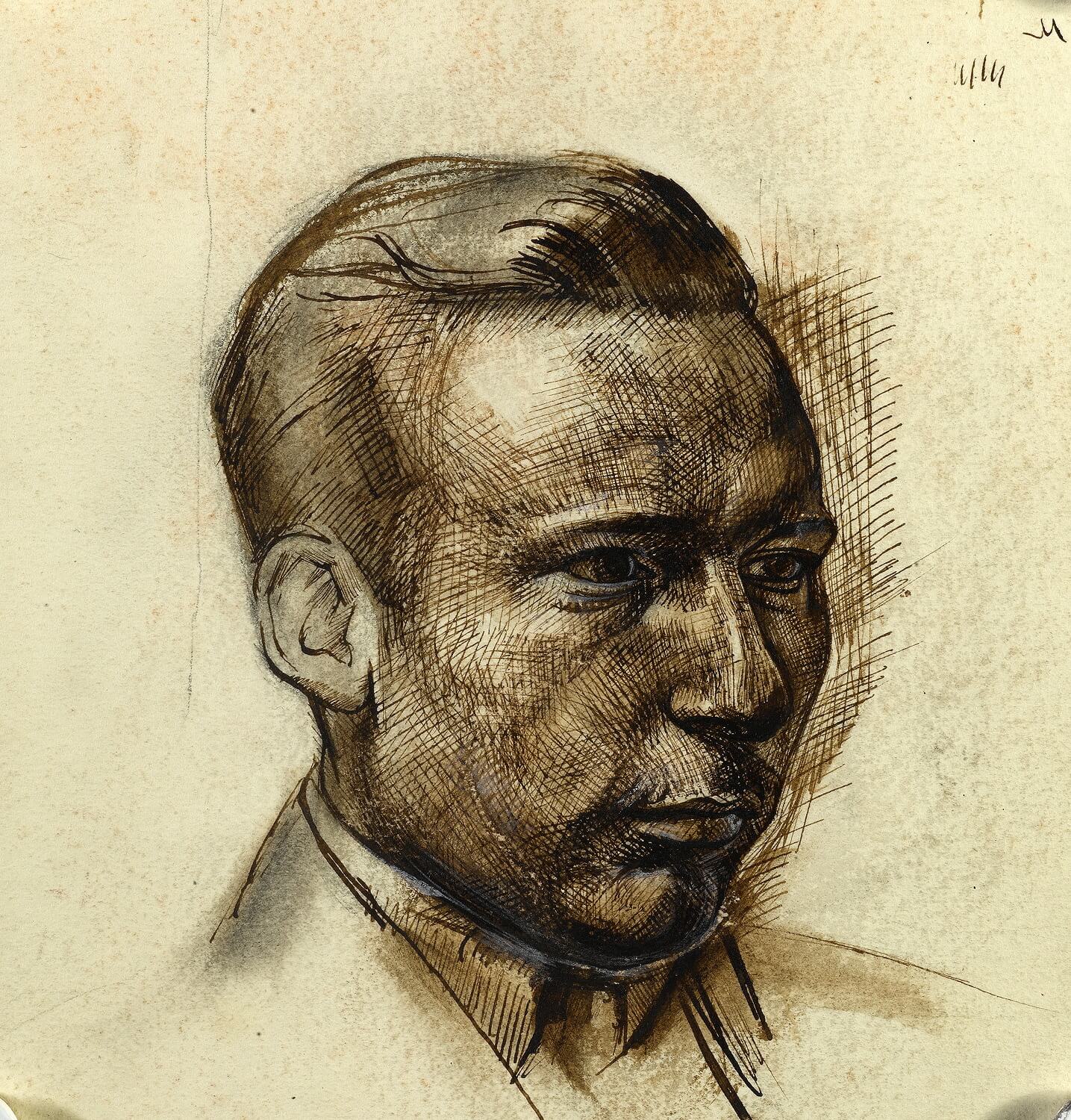 Portrait of the architect Thornton White, circa 1929 - Modern British ...