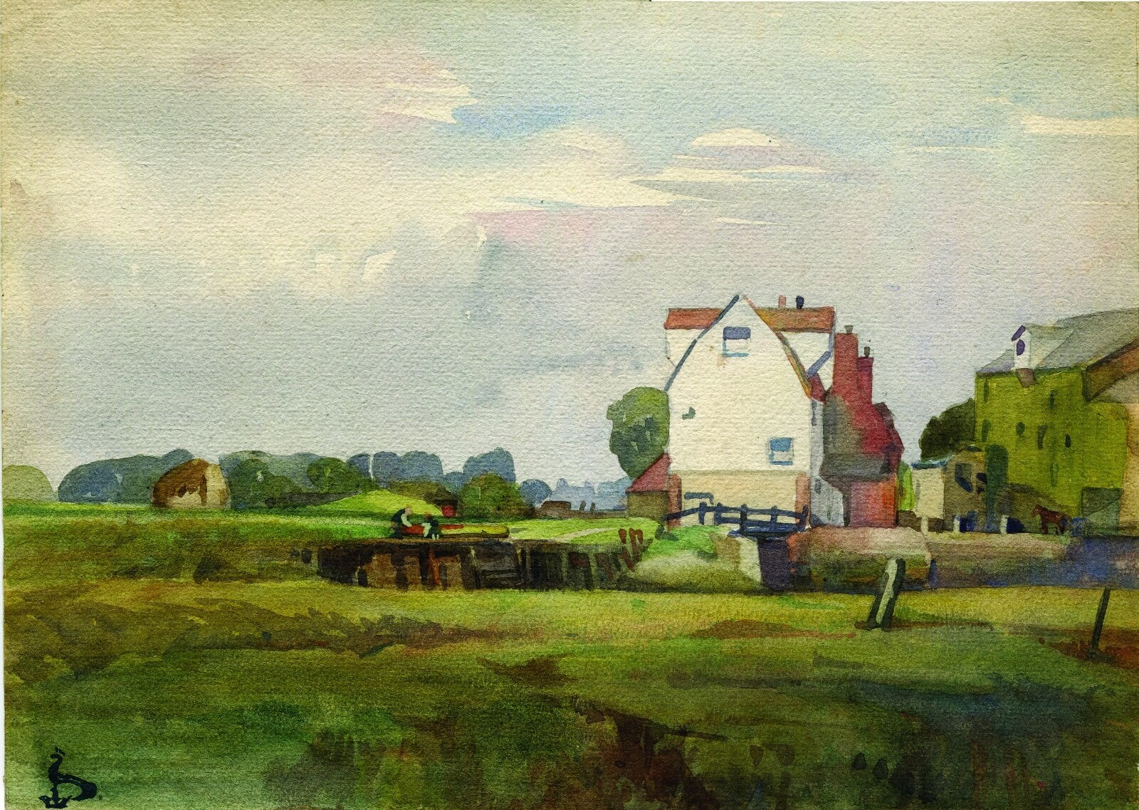 Stambridge Mill near Rochford - Modern British Art Gallery