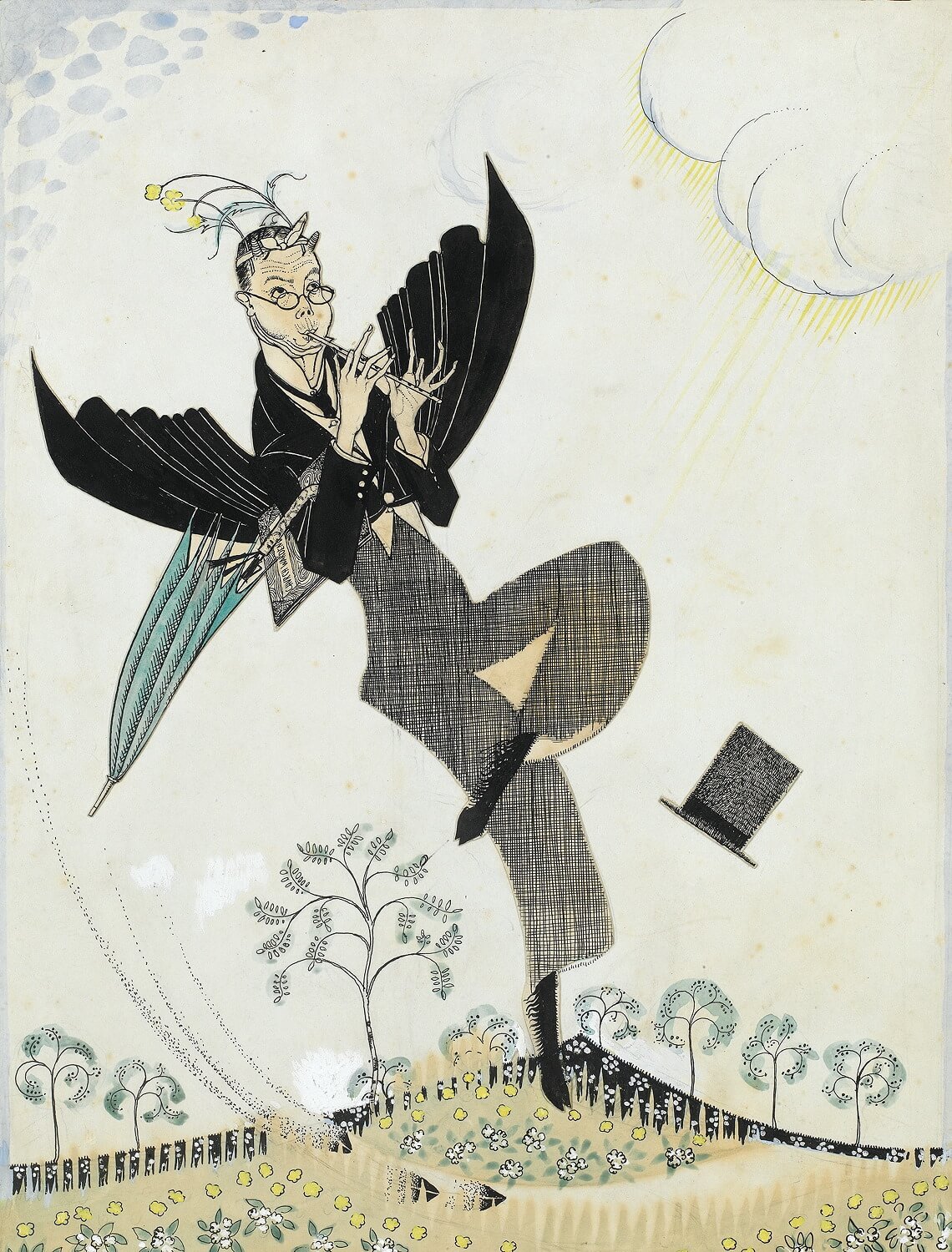 Study for a Book jacket design, c. 1920 - Modern British Art Gallery
