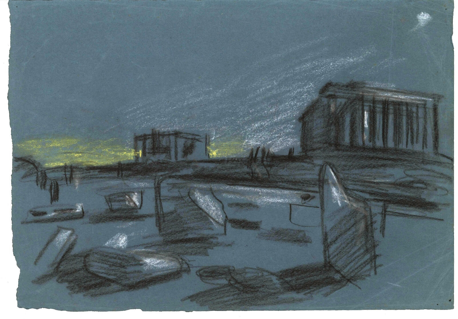 The Acropolis in Athens - Modern British Art Gallery