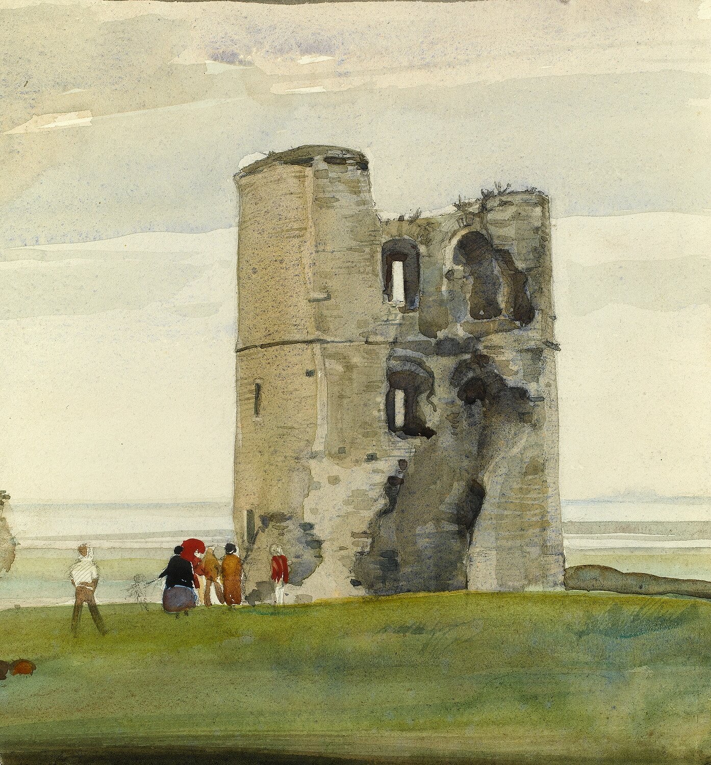 View of Hadleigh Castle, c. 1918-20 - Modern British Art Gallery