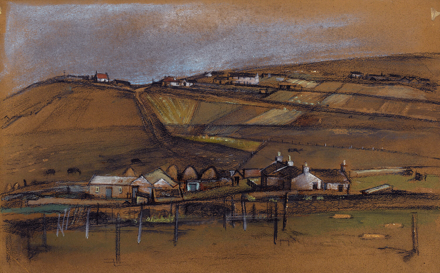 Village in Iceland, circa 1934 - Modern British Art Gallery