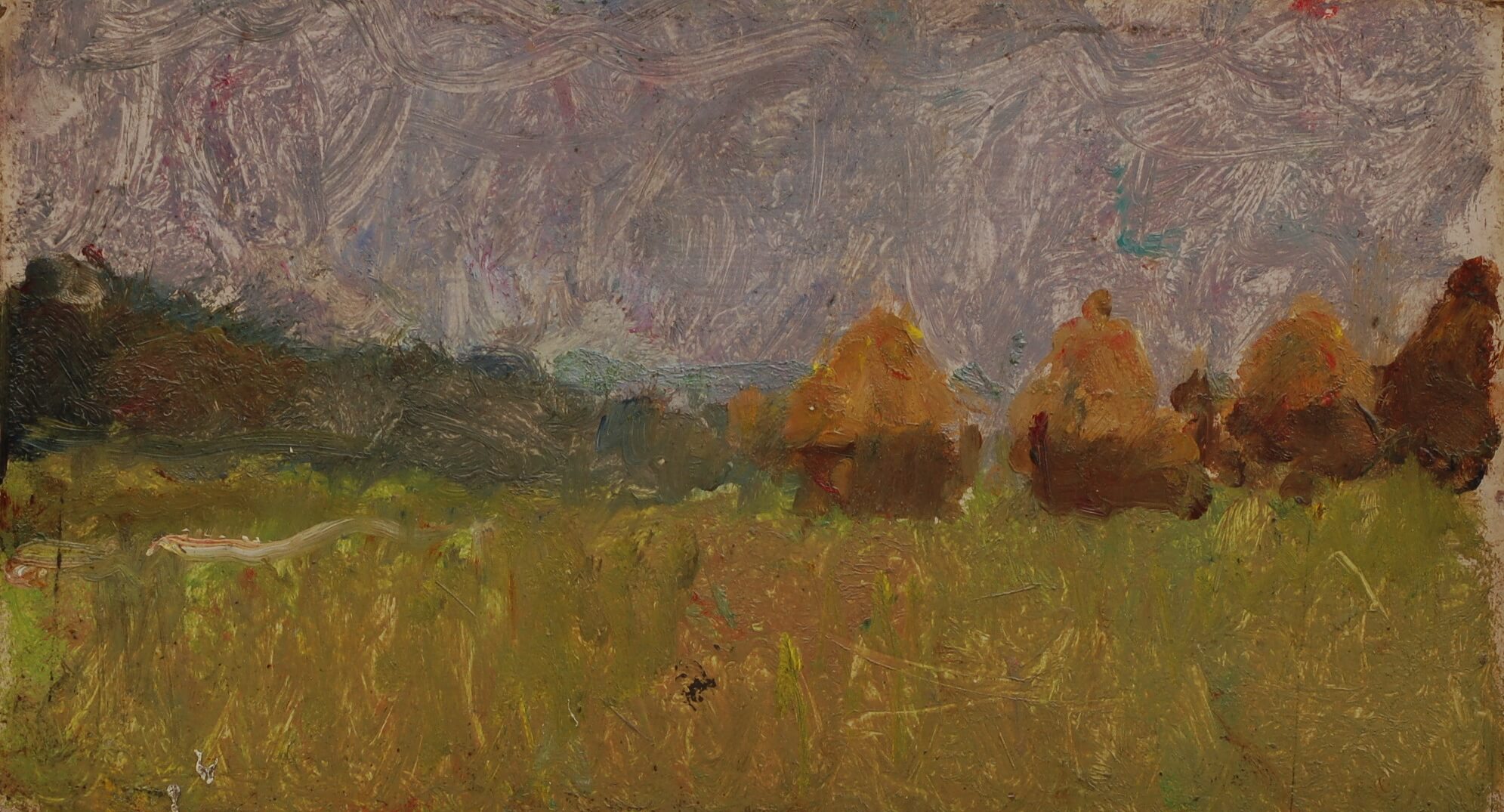 Landscape with Haystacks - Modern British Art Gallery