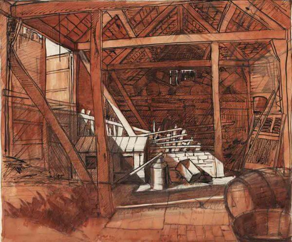 Cawston Lane Farm Barn, 1939-1940 - Modern British Art Gallery