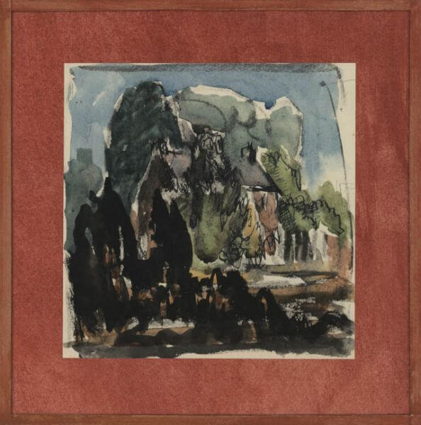 House and Trees - Modern British Art Gallery