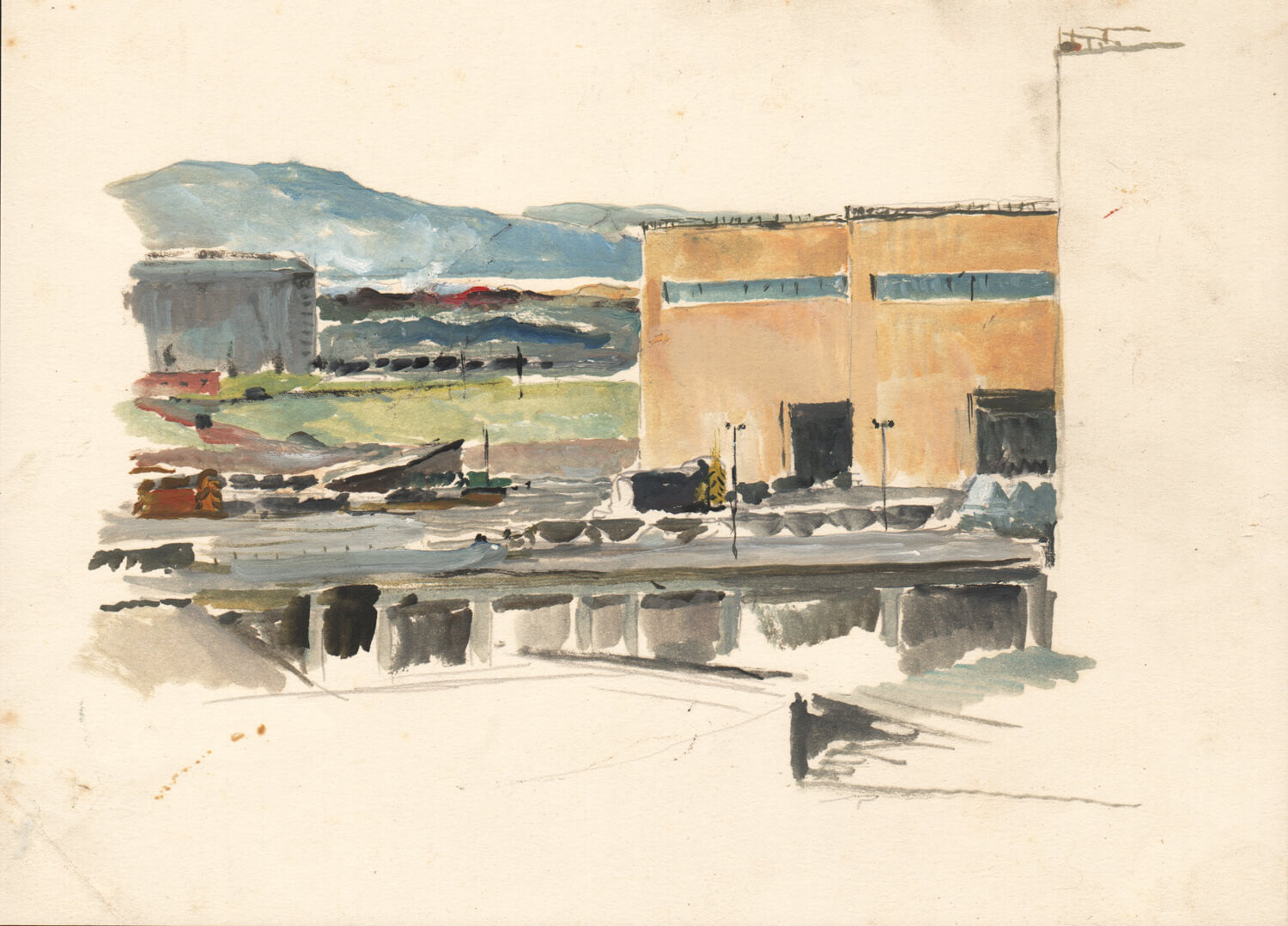 Steel Company of Wales, Abbey Works Port Talbot - Modern British Art ...