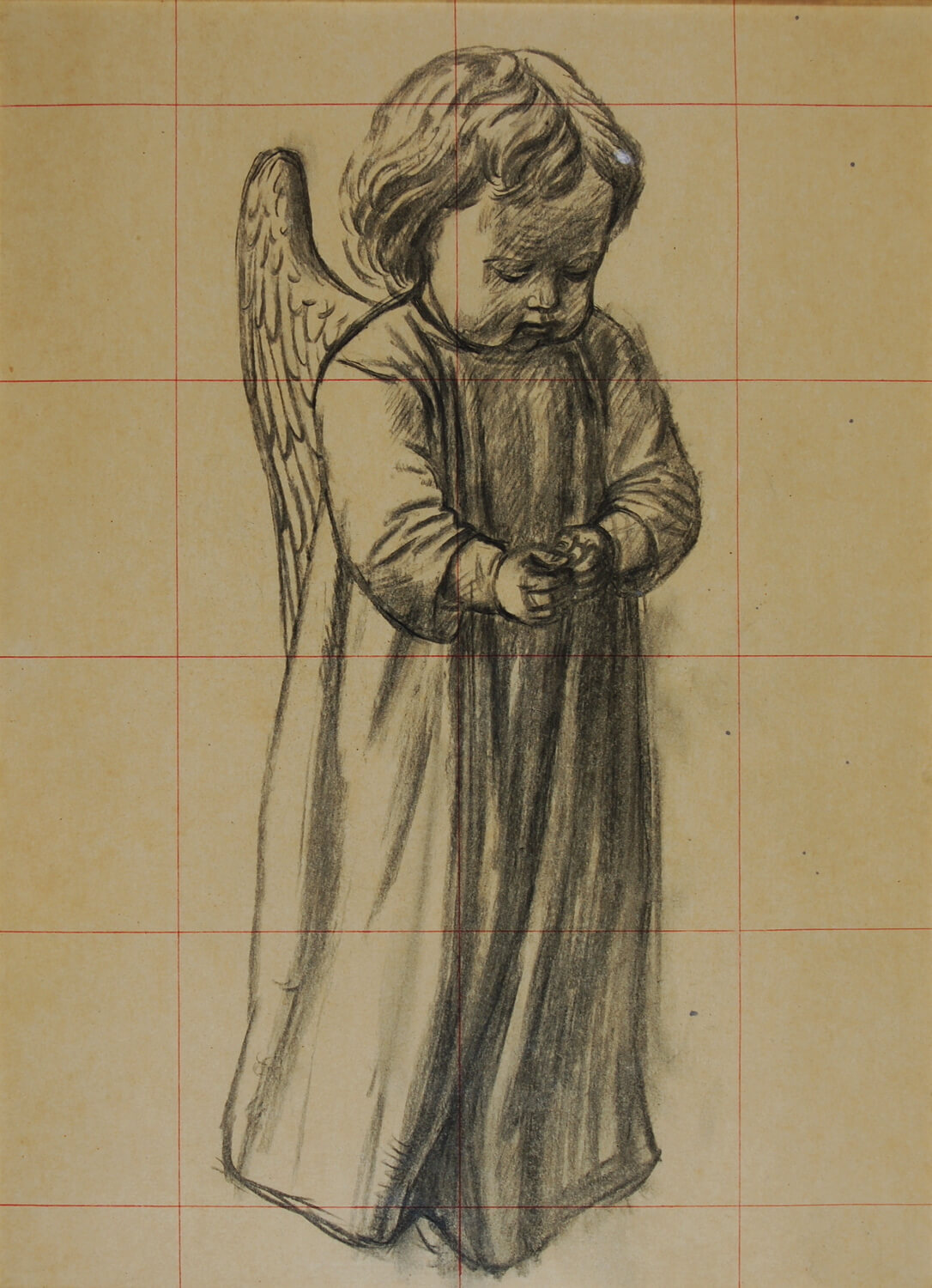Study of a cherub, for Campion Hall, early 1940's - Modern British Art ...