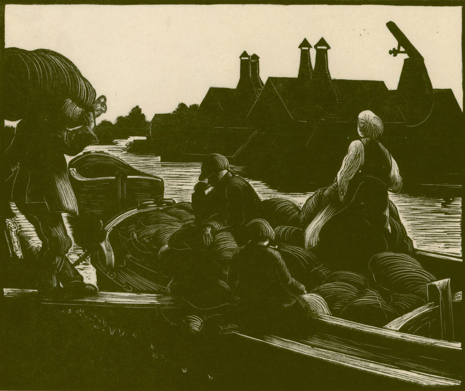 Barges, (BPL 6) - Modern British Art Gallery