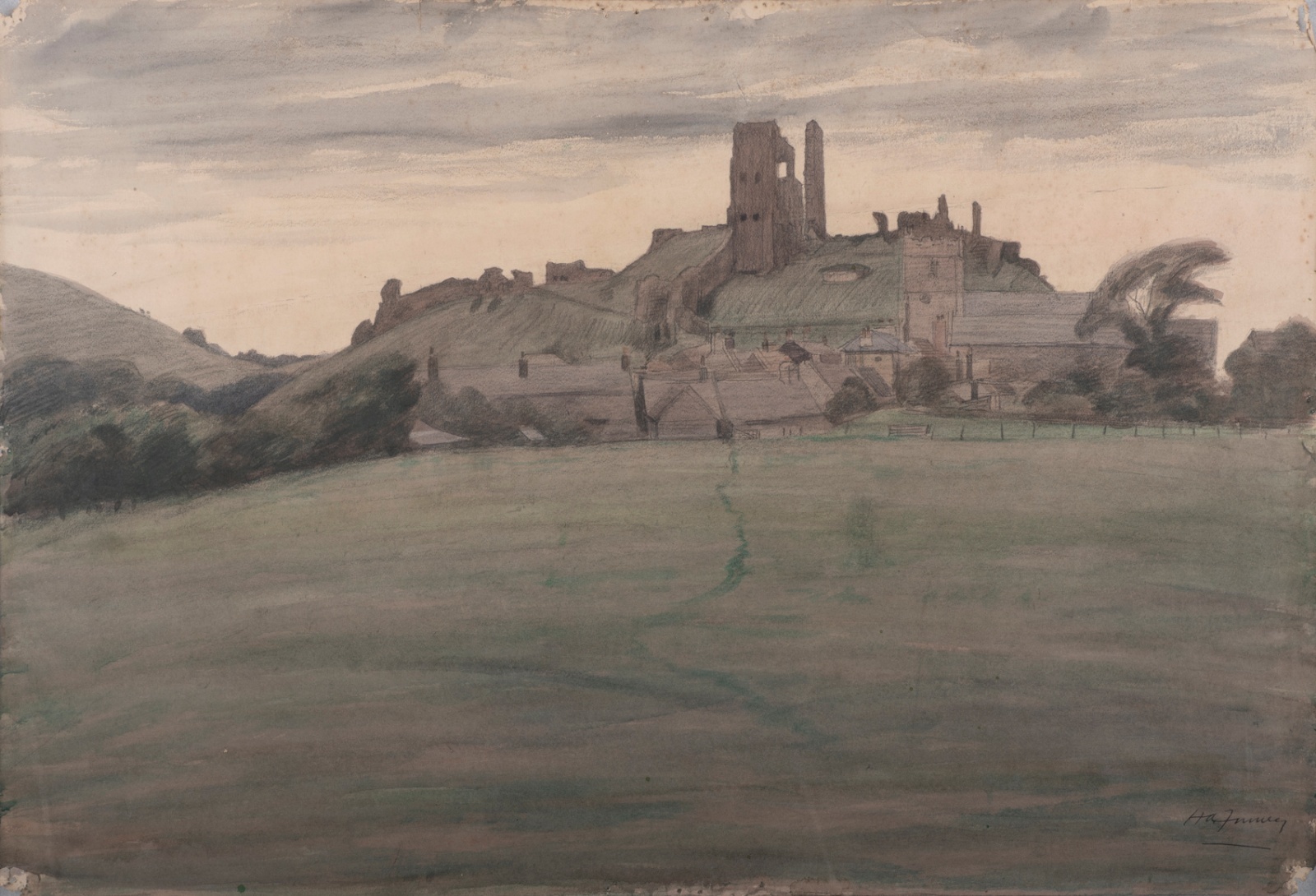 Corfe Castle - Modern British Art Gallery