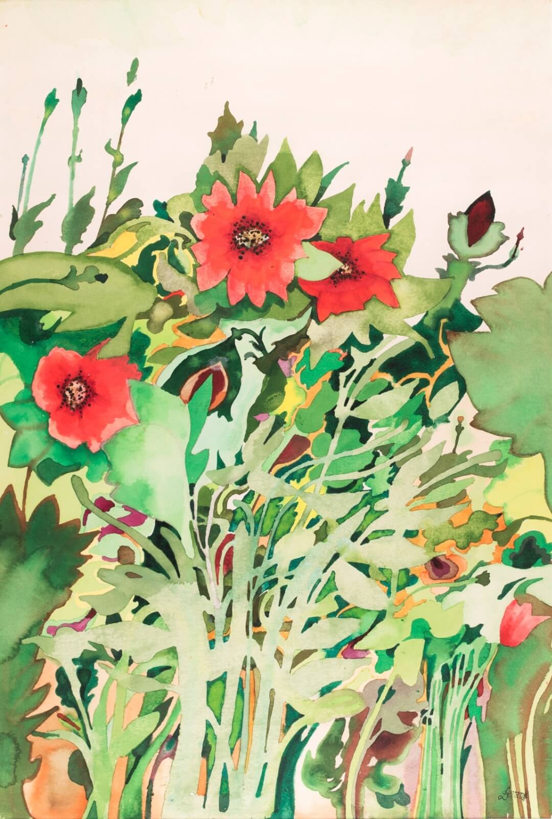 Red Anemone - Modern British Art Gallery