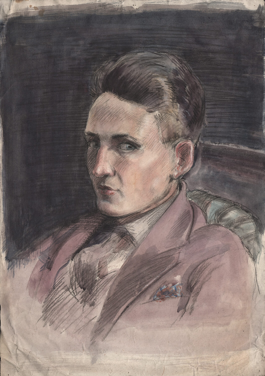 Portrait of Alexander James Dunbar (Alec), c.1928 [HMO 80] - Modern ...