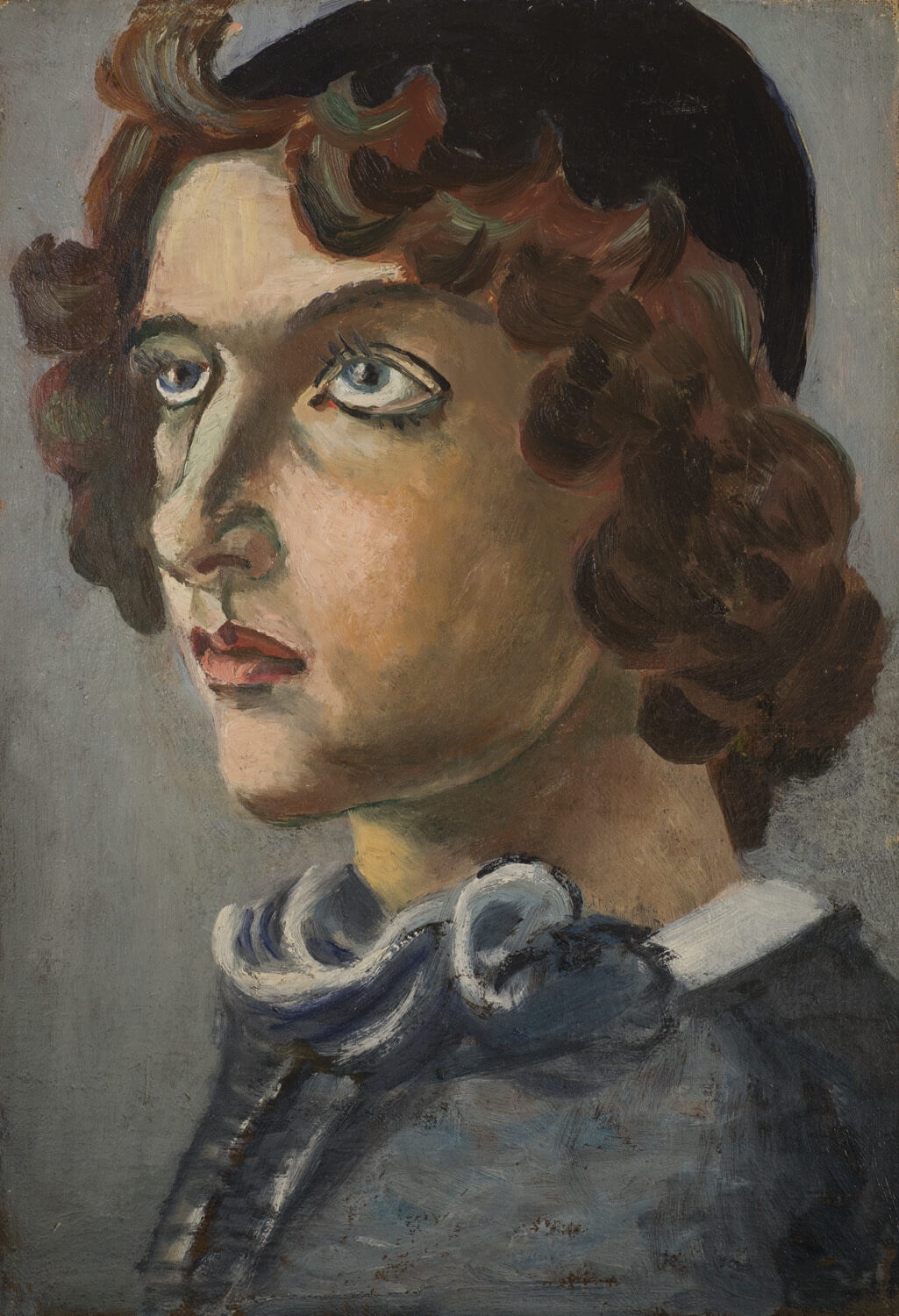 Portrait of a young man, three quarter view, bust length, in the style ...