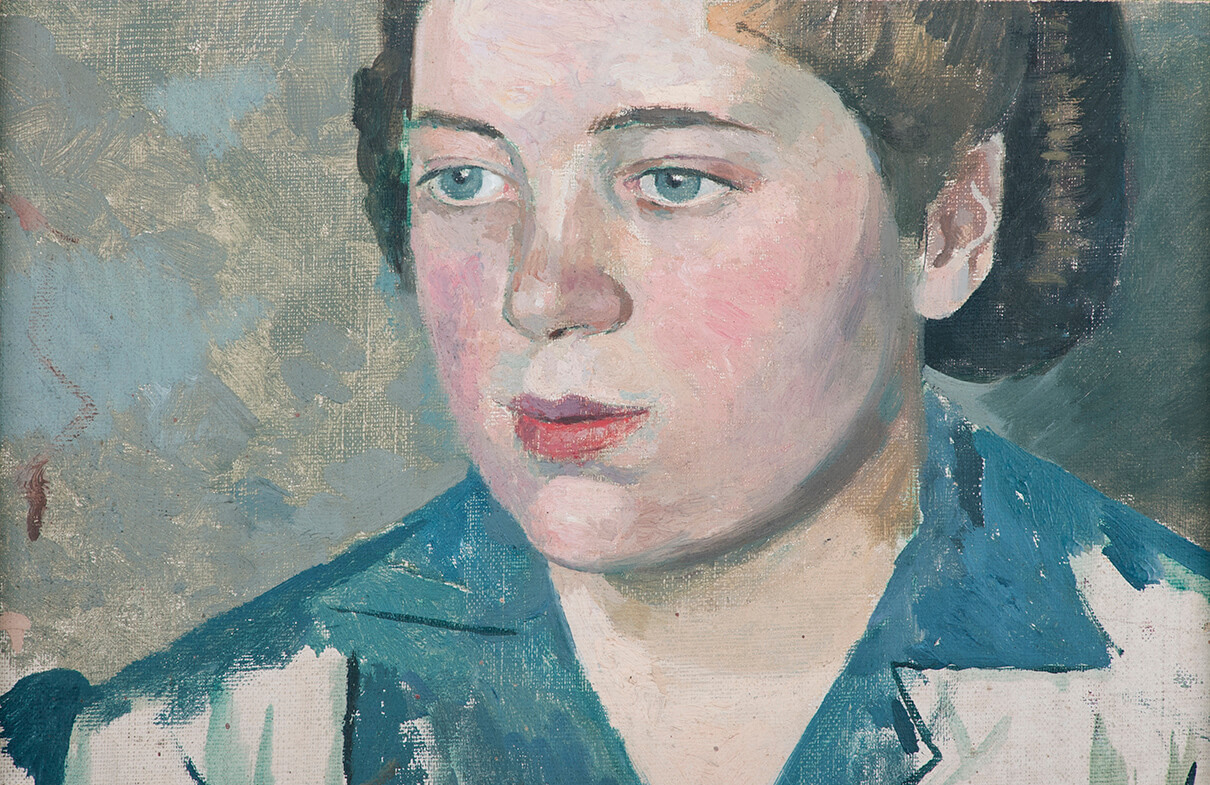 Study for an unidentified WAAF (Womens Auxiliary Air Force) member ...