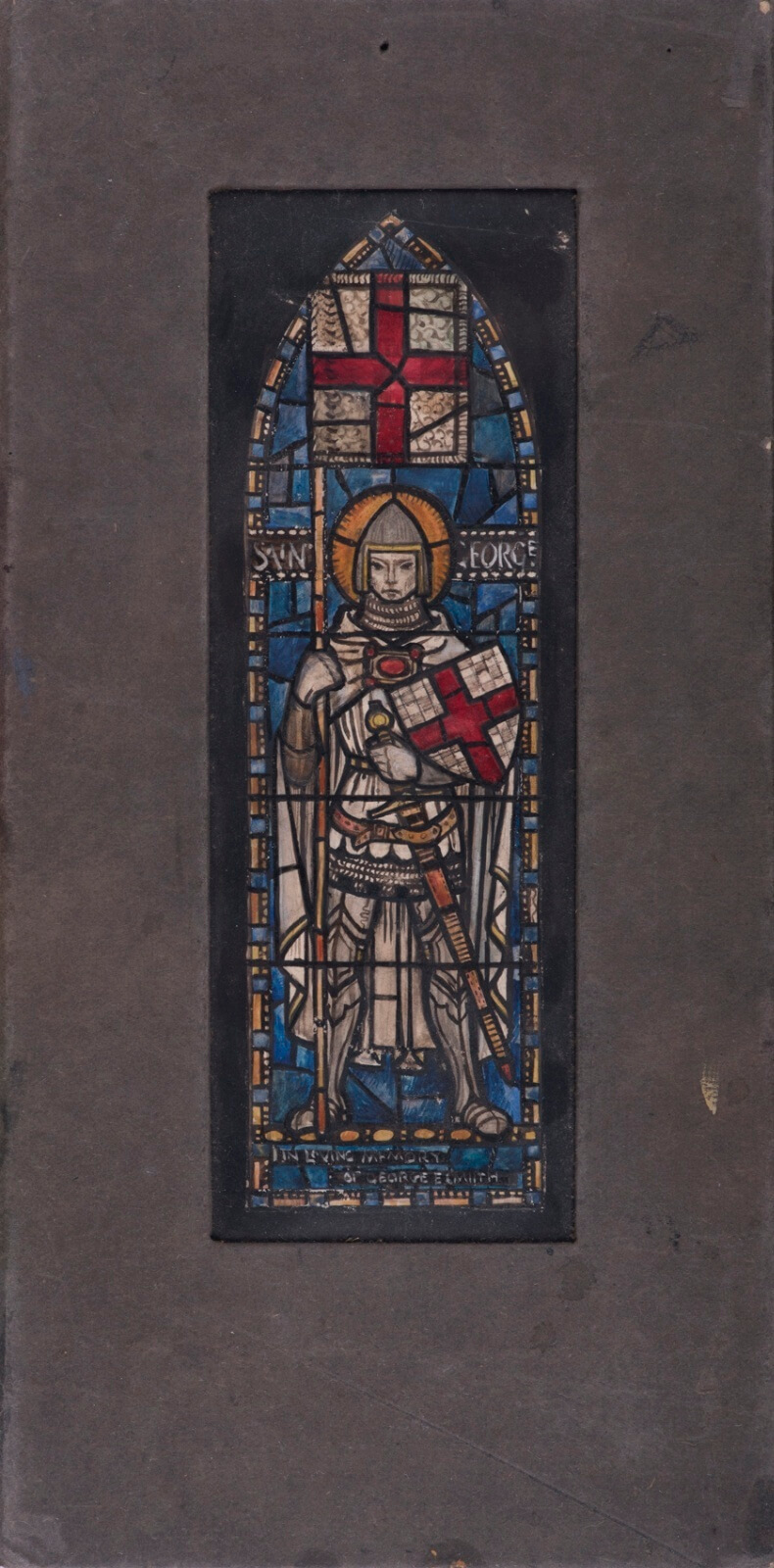 Saint George; design for stain glass window - Modern British Art Gallery