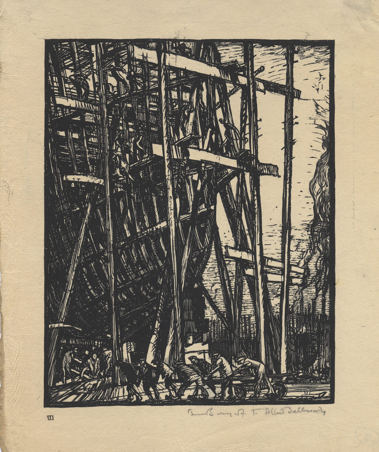 Shipbuilding, 1912 (V-3572) - Modern British Art Gallery