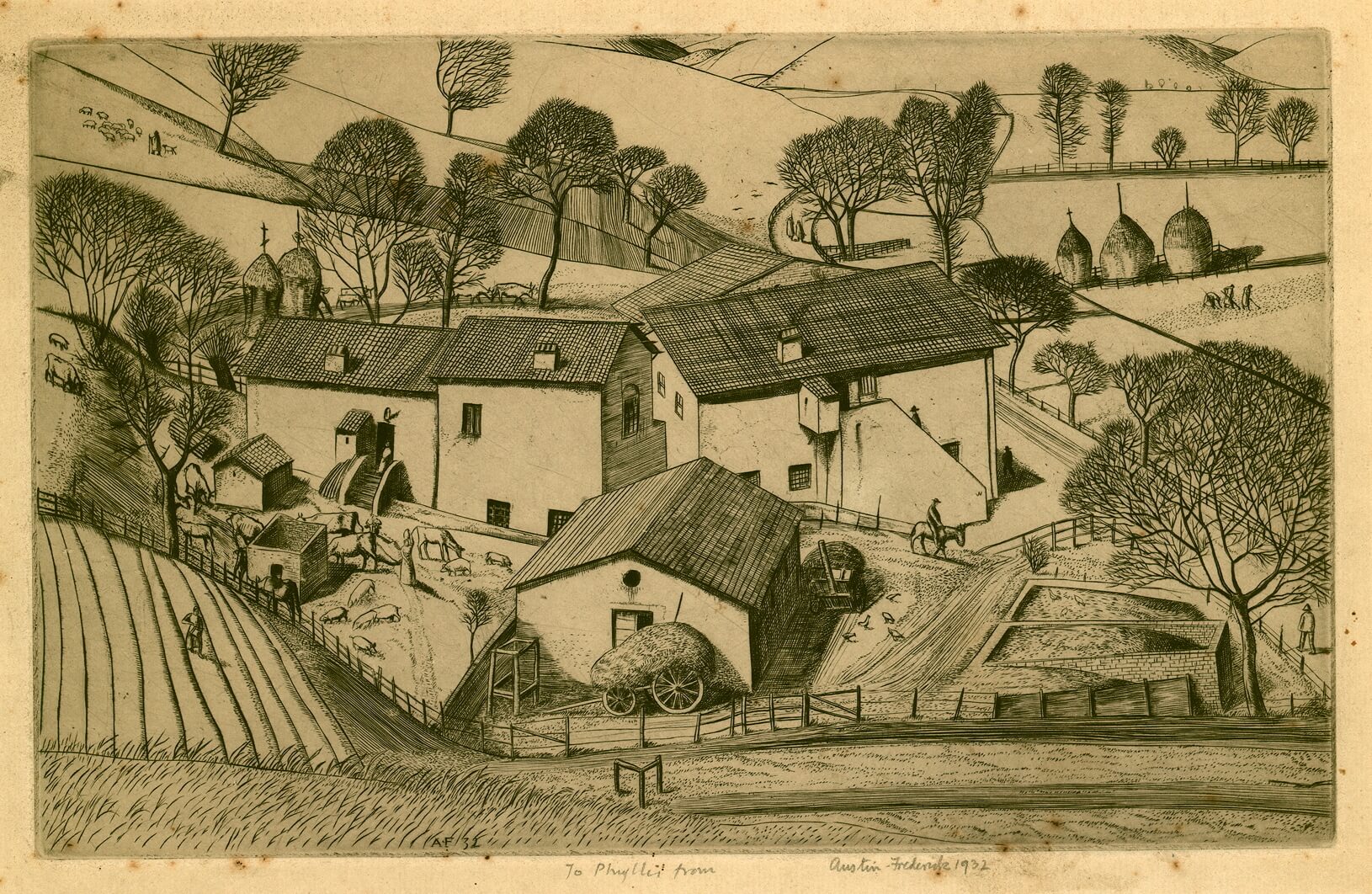 Southern Italian Landscape - Modern British Art Gallery