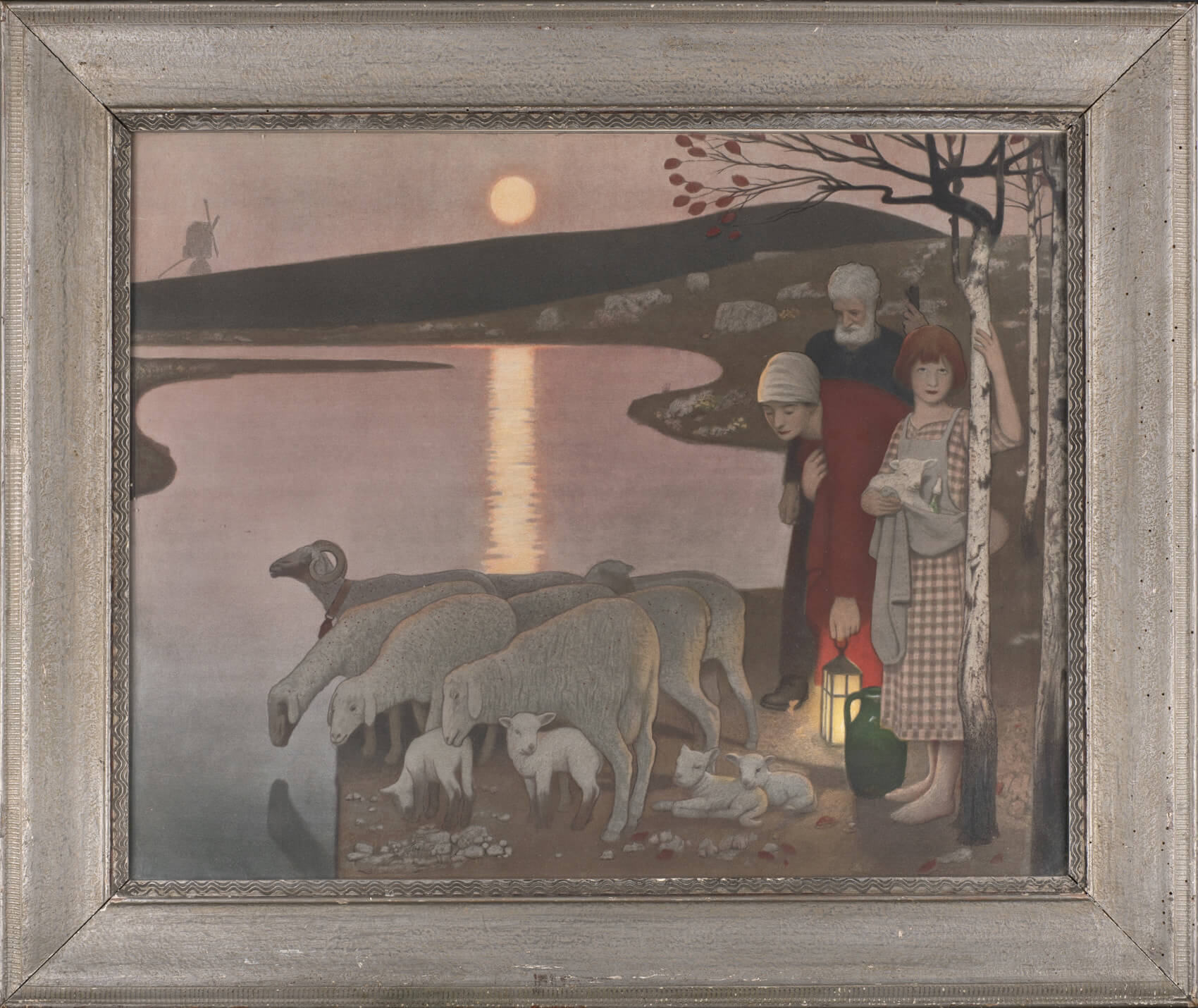 Pastoral - A Medici Print in a Rowley Gallery frame, circa 1930 ...