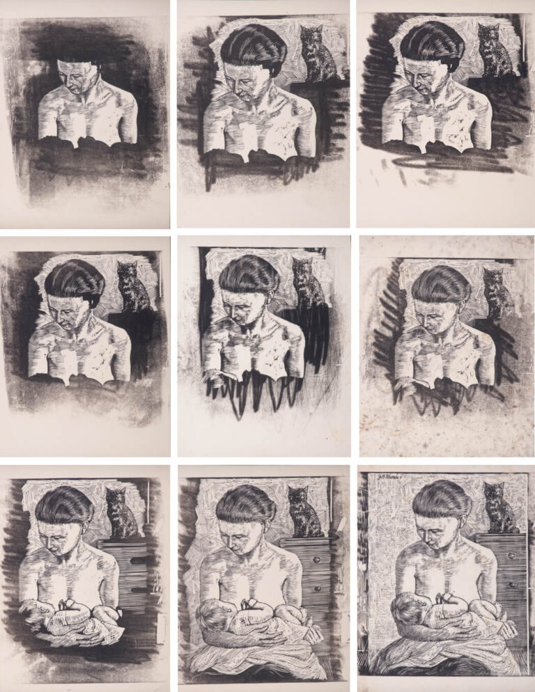 Resting, colour study 1931 - Modern British Art Gallery