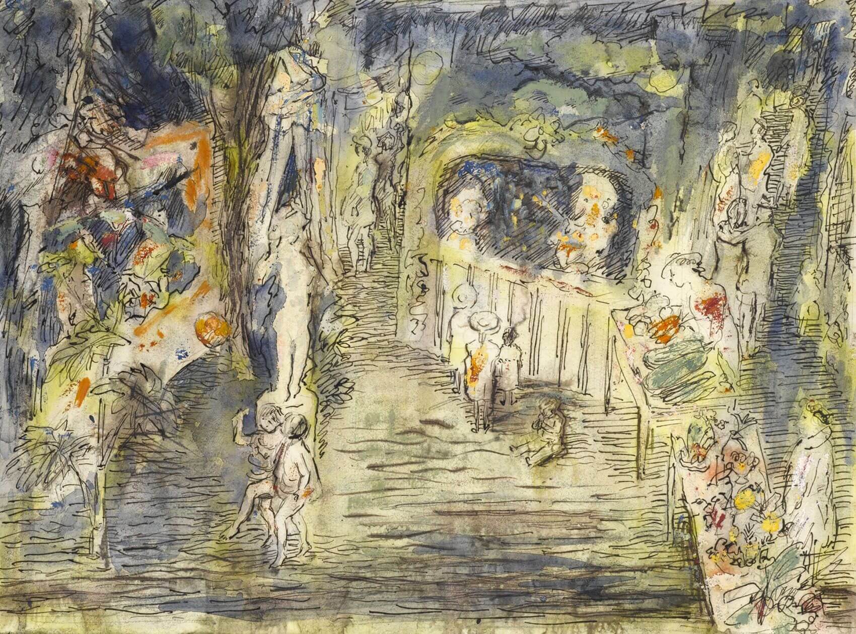 The Fair (Punch and Judy), circa 1960 - Modern British Art Gallery