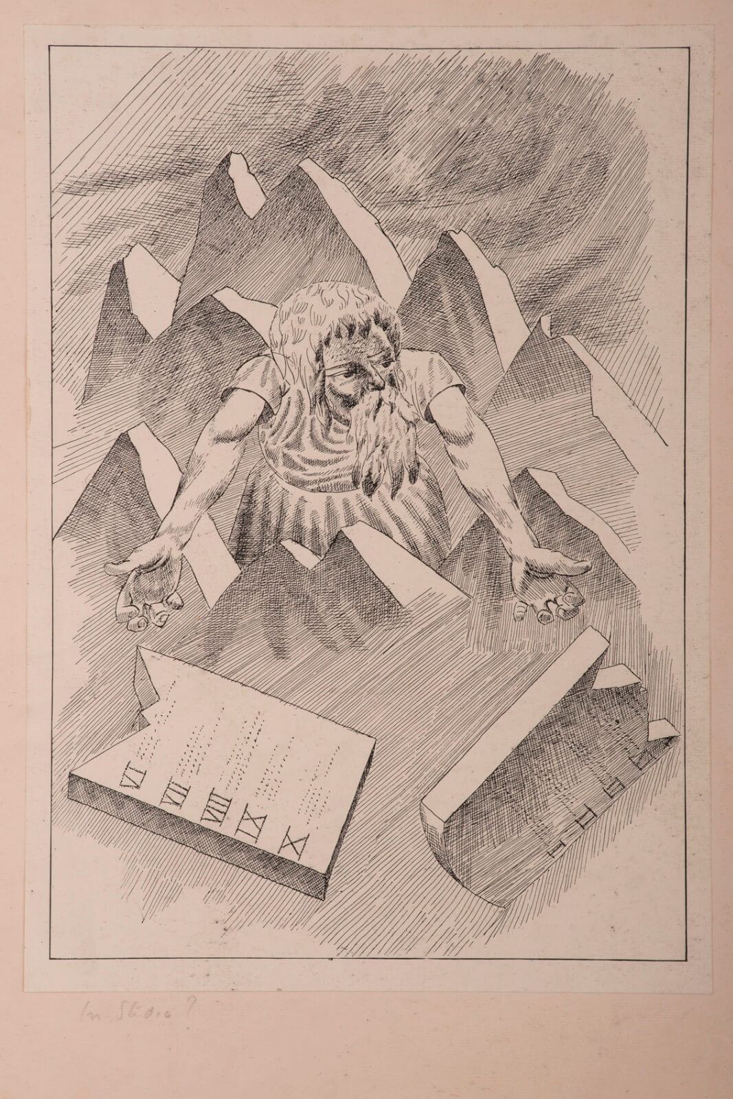 Moses Seeing the Golden Calf Breaks the Tables of Stone - Modern ...