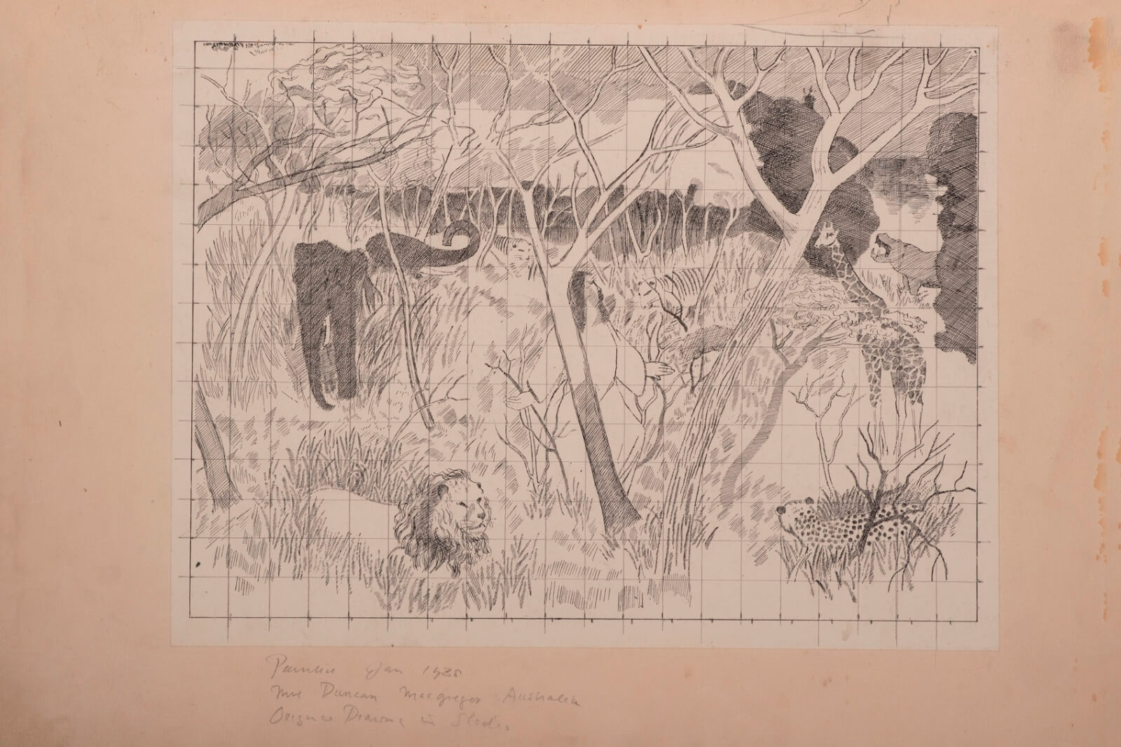 Noah Universal Father Calling up the Beasts - Modern British Art Gallery