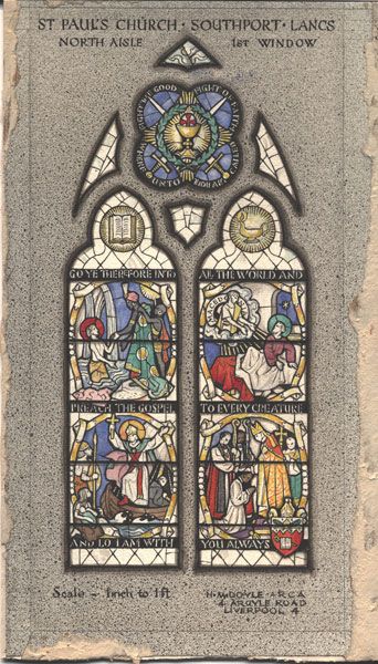 St Paul's Chuch. Southport. Lancs - Modern British Art Gallery