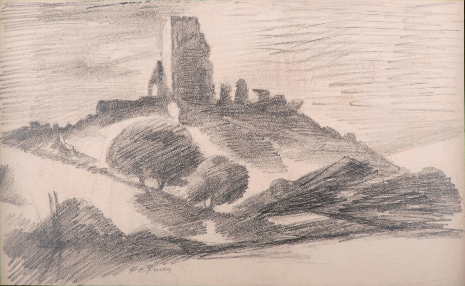 Corfe castle - Modern British Art Gallery