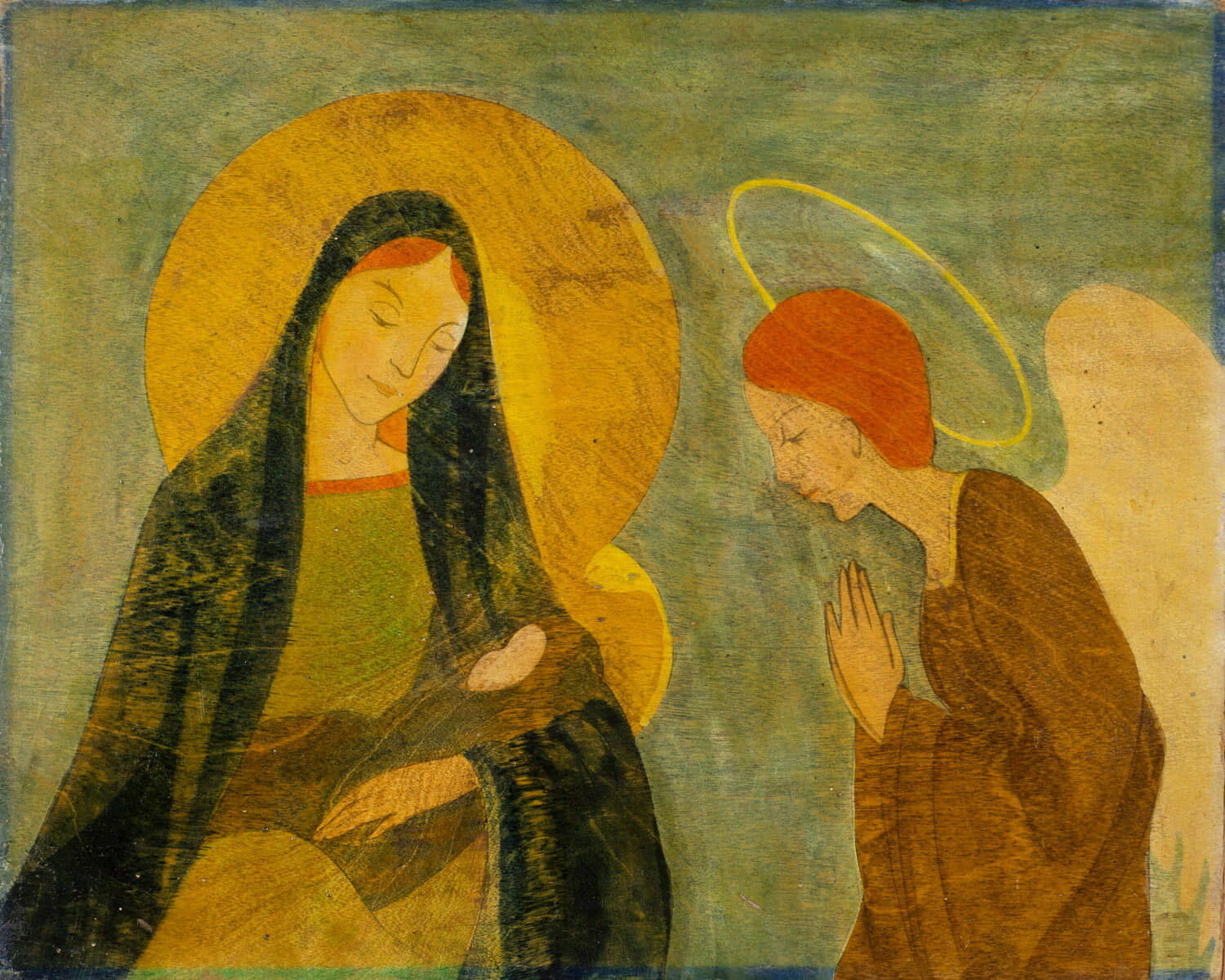 Madonna with Attendant Angel, circa 1950 - Modern British Art Gallery