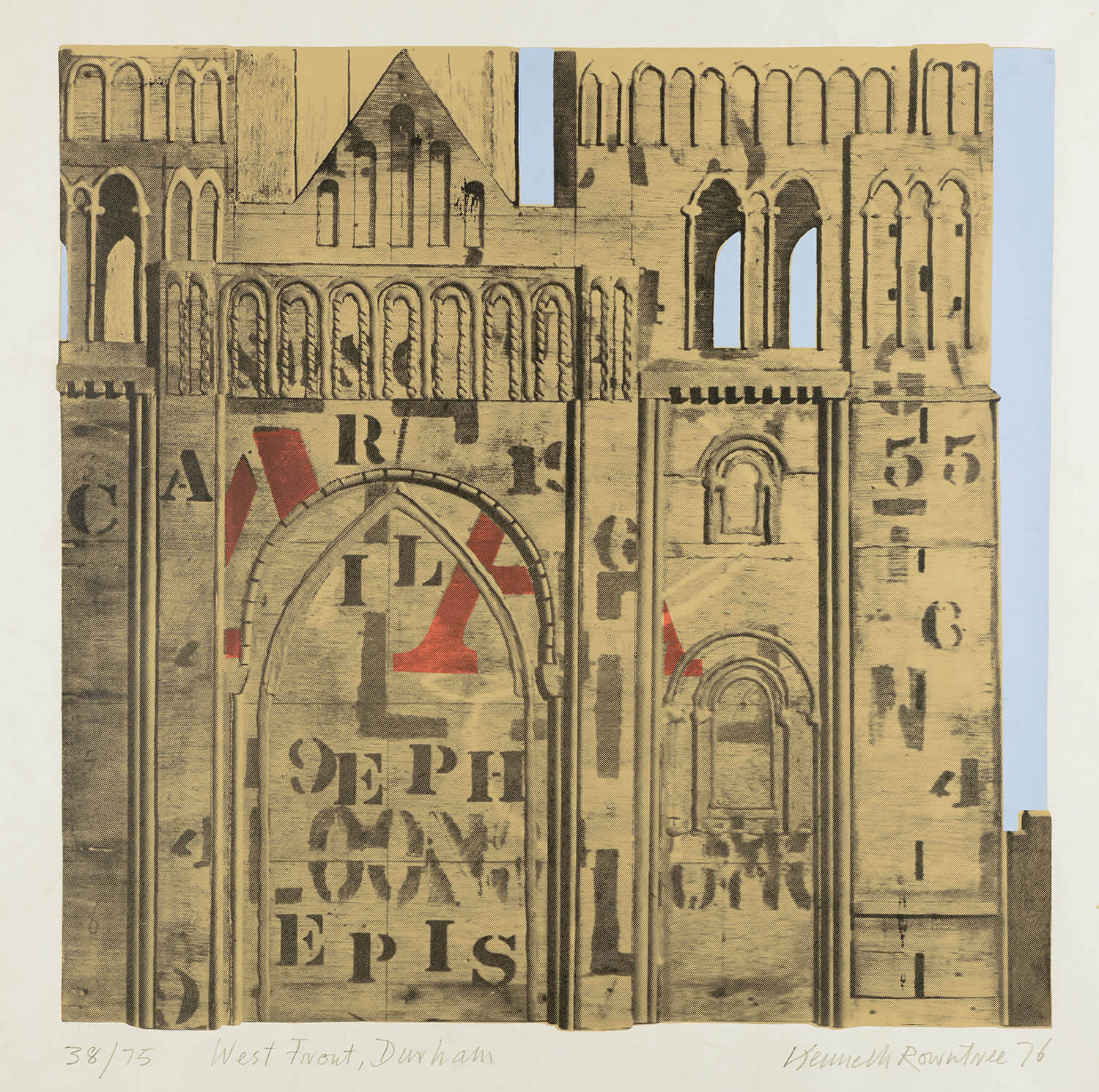 West Front, Durham, 1976 - Modern British Art Gallery