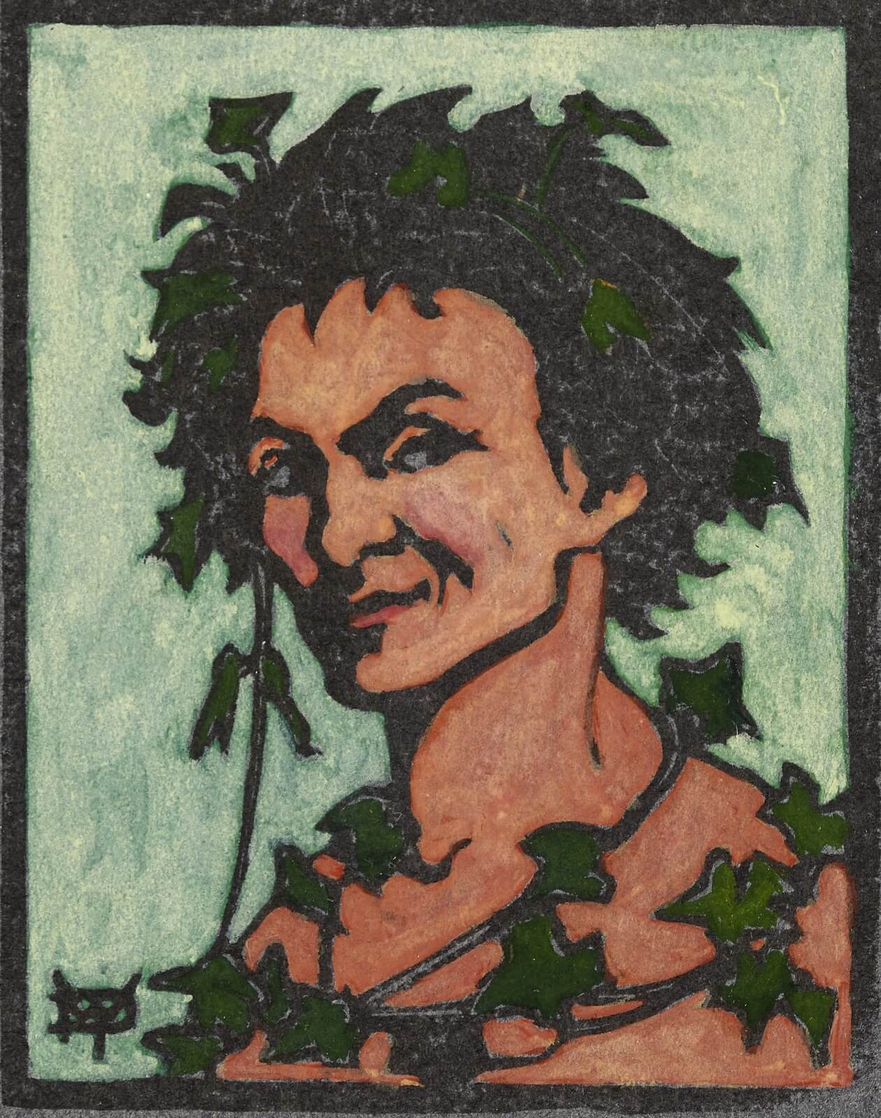 Bacchus (green ground), circa 1906 - Modern British Art Gallery