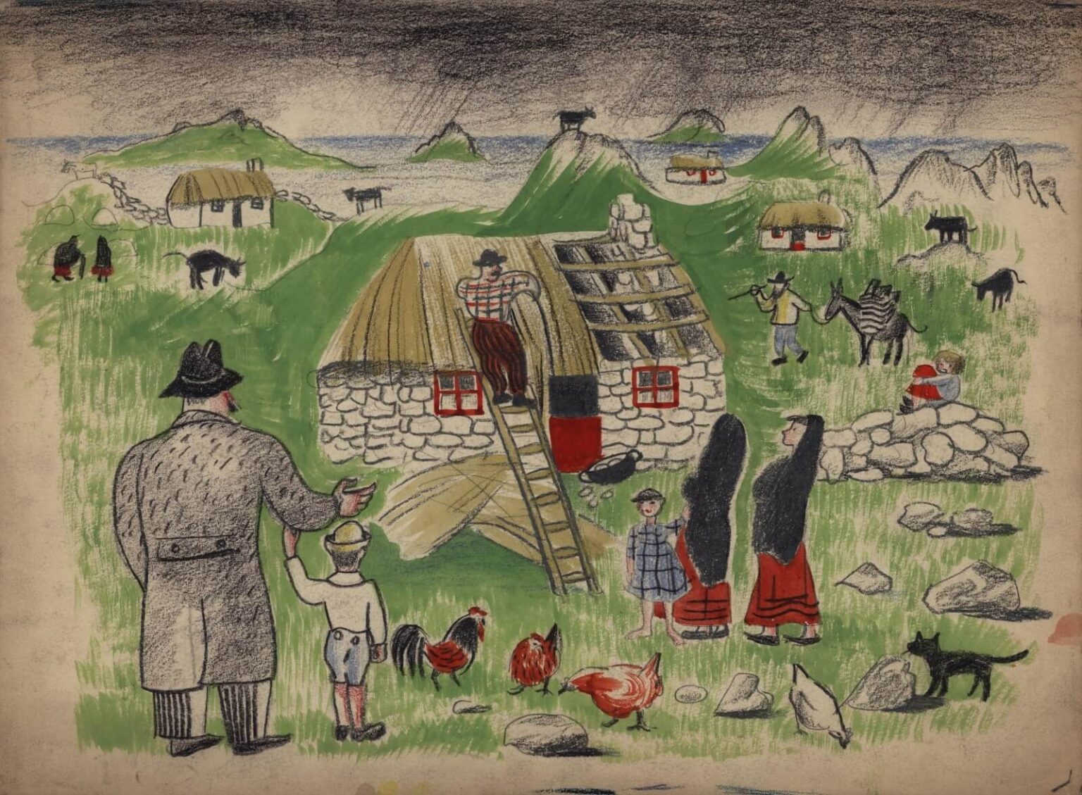 Finnial decorations - Modern British Art Gallery