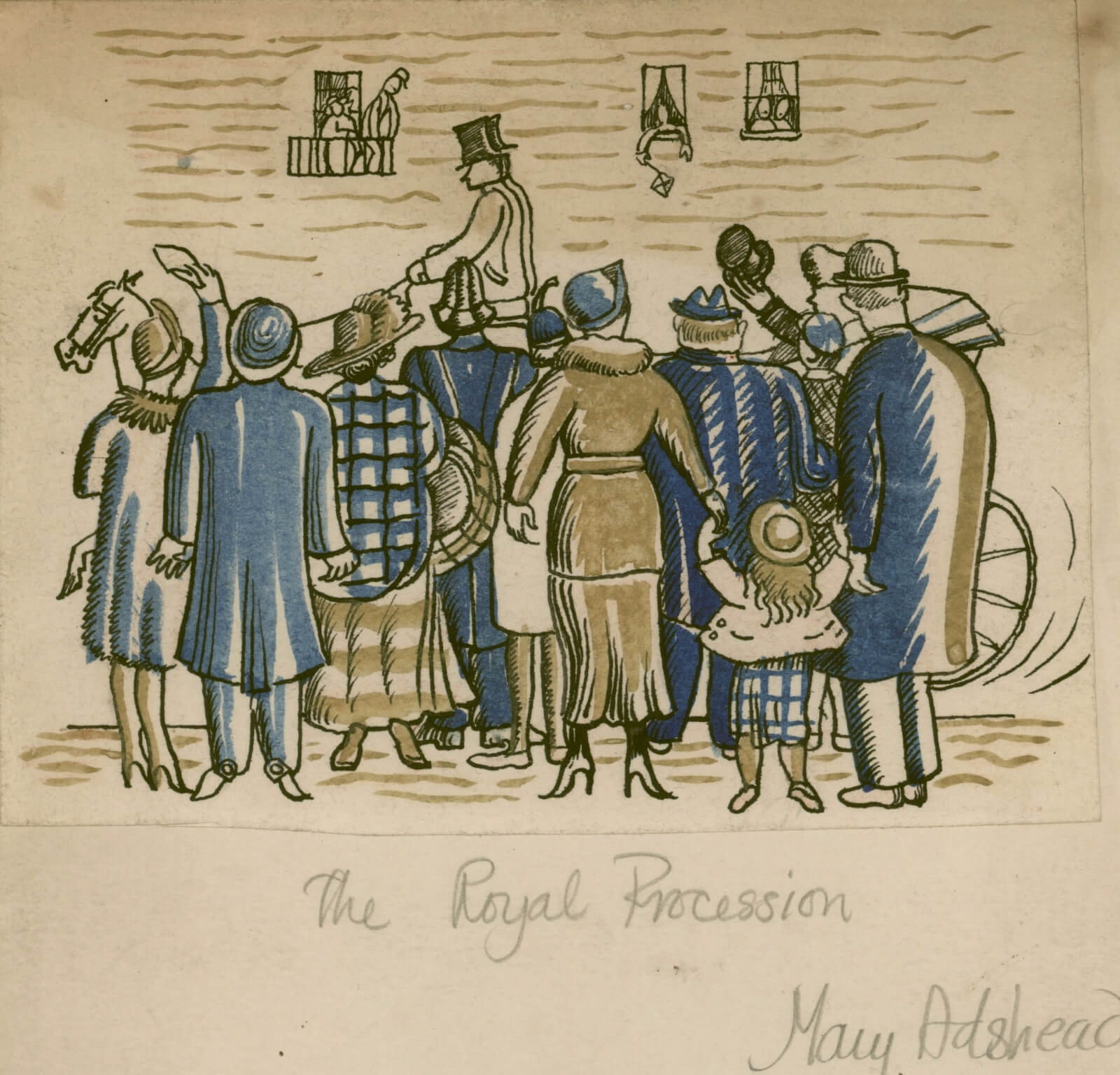 The Royal Procession - Modern British Art Gallery