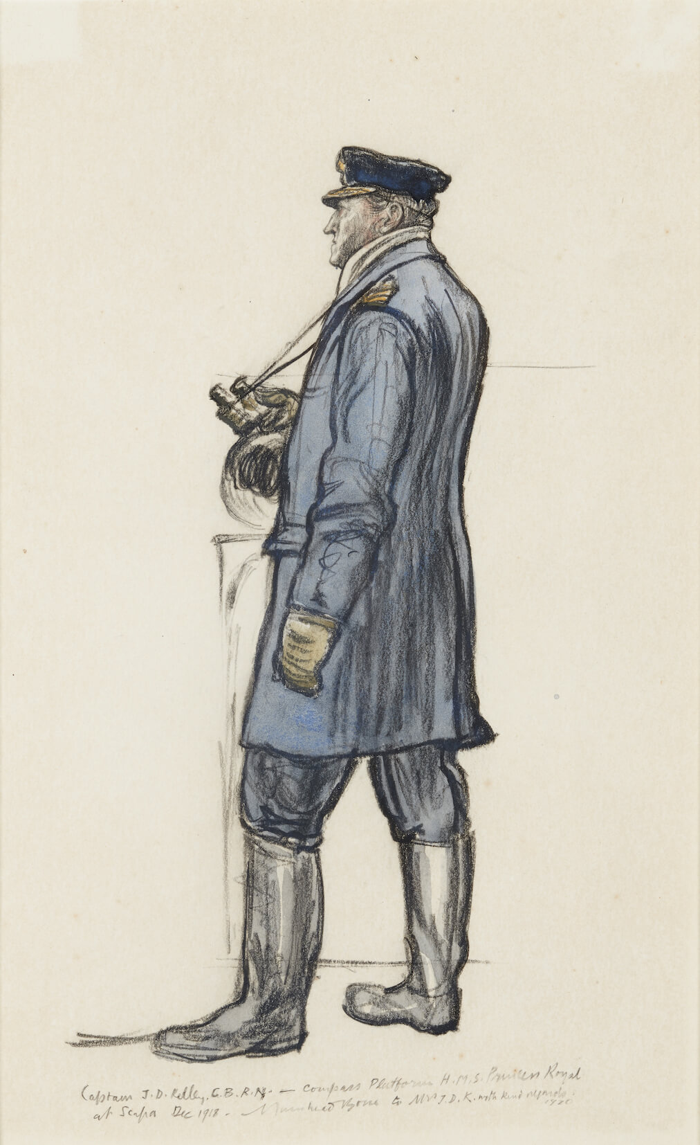 Study of Captain J.D. Kelly, December 1918 - Modern British Art Gallery