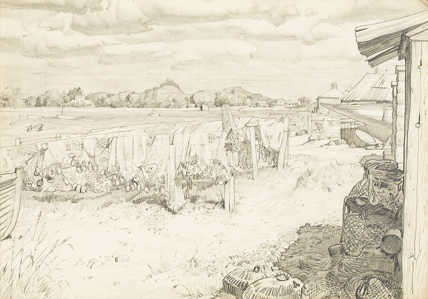 Rhino sleeping - Modern British Art Gallery