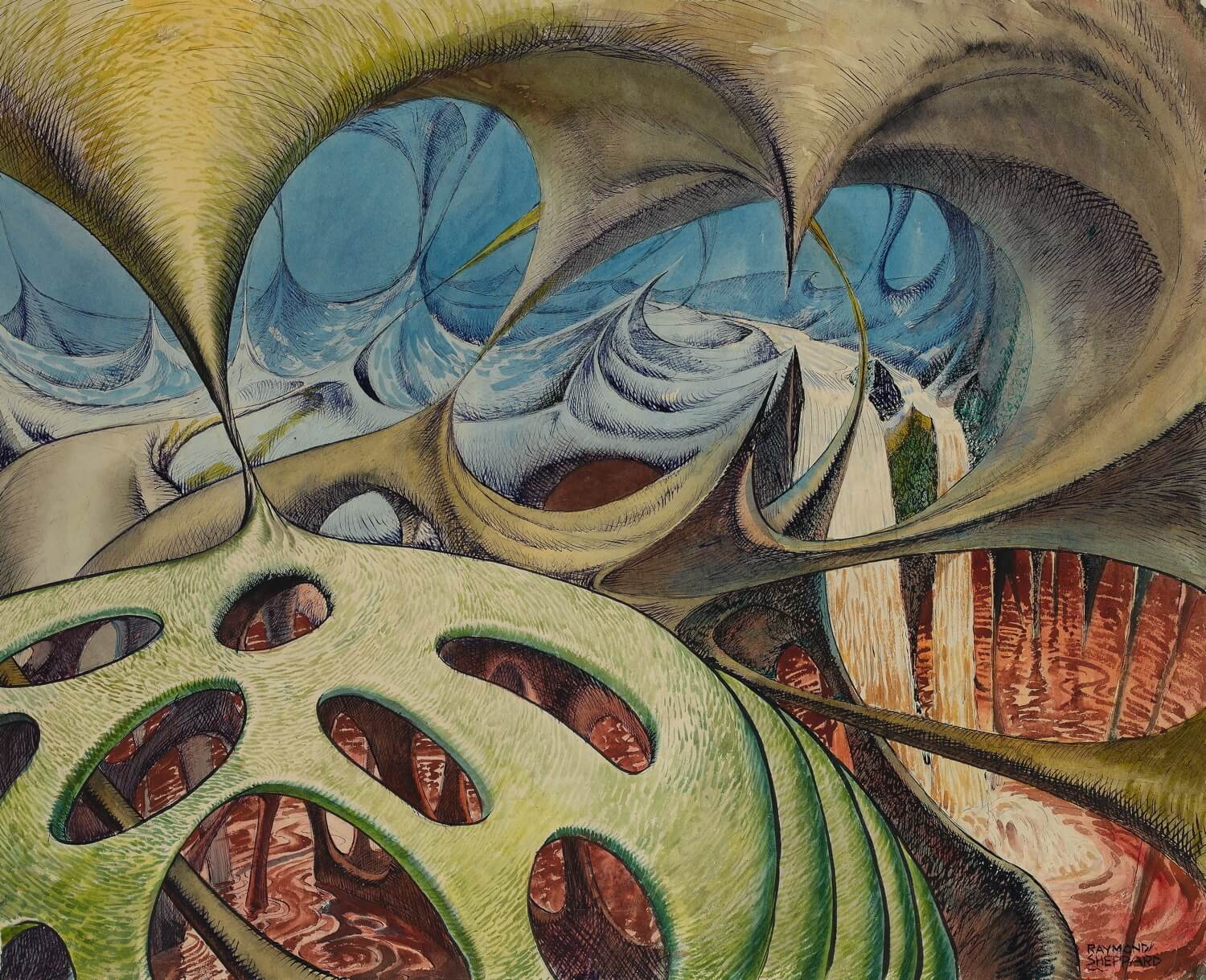 Sea Forms, circa 1950 - Modern British Art Gallery