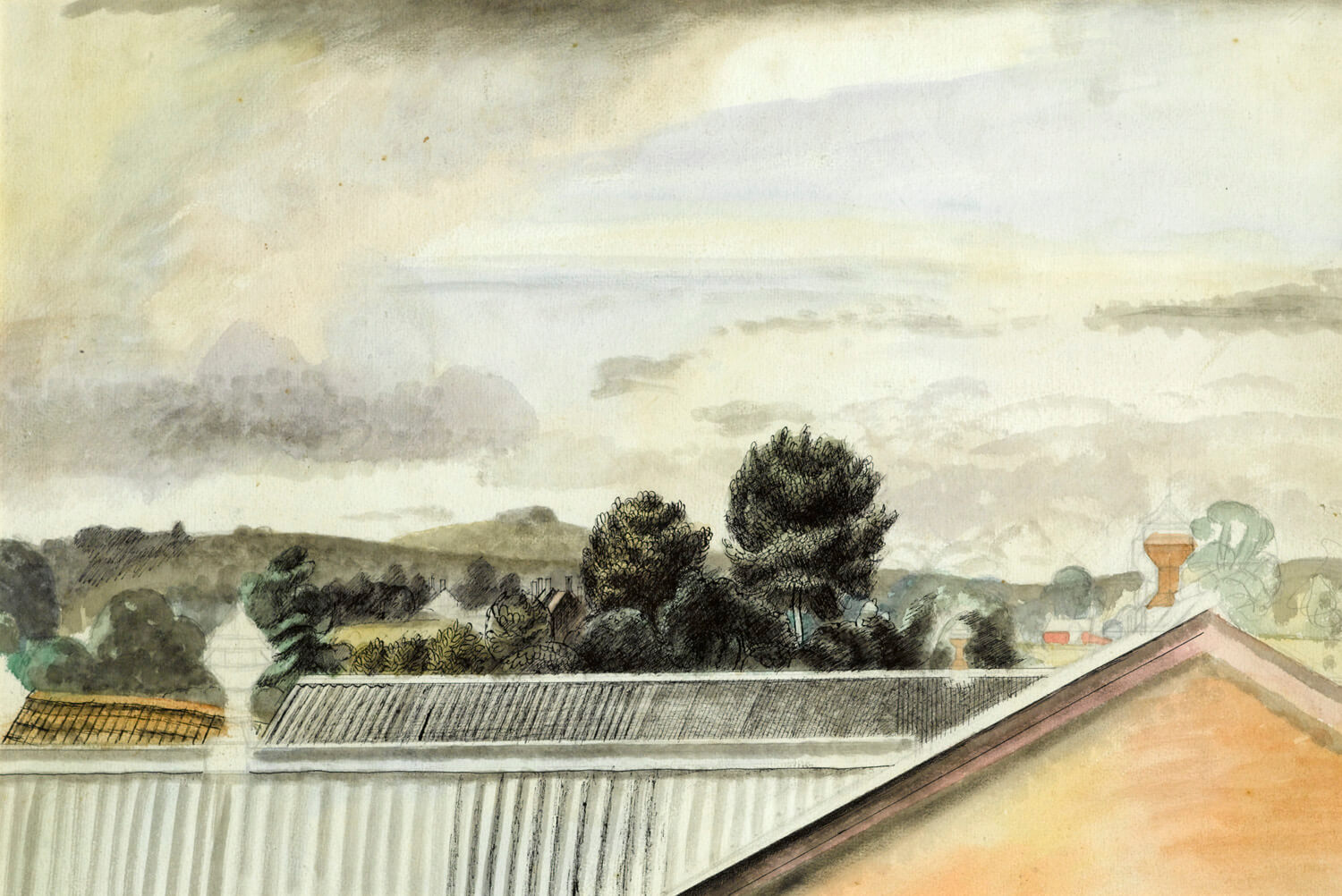 Rooftops - Modern British Art Gallery