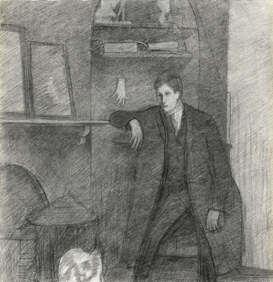 Self Portrait, January 26th, 1914 - Modern British Art Gallery