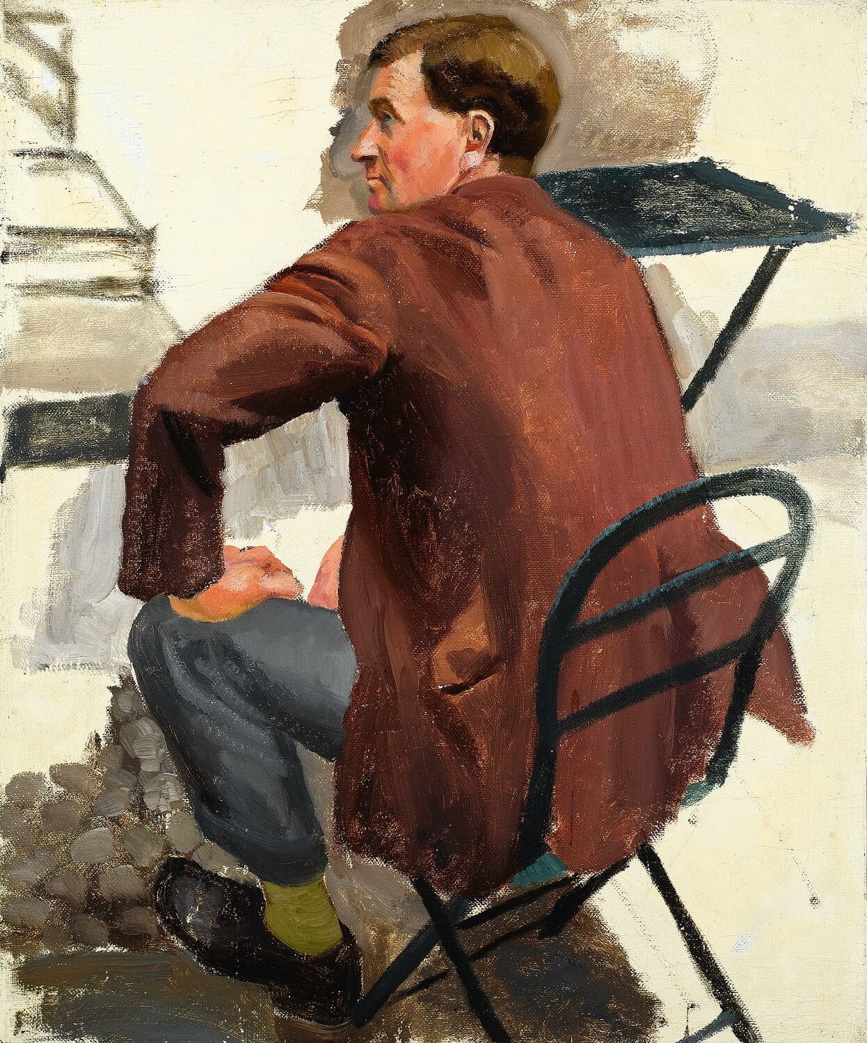Study of Richard Hartley for Gathering on the Terrace at 47 Downshire ...