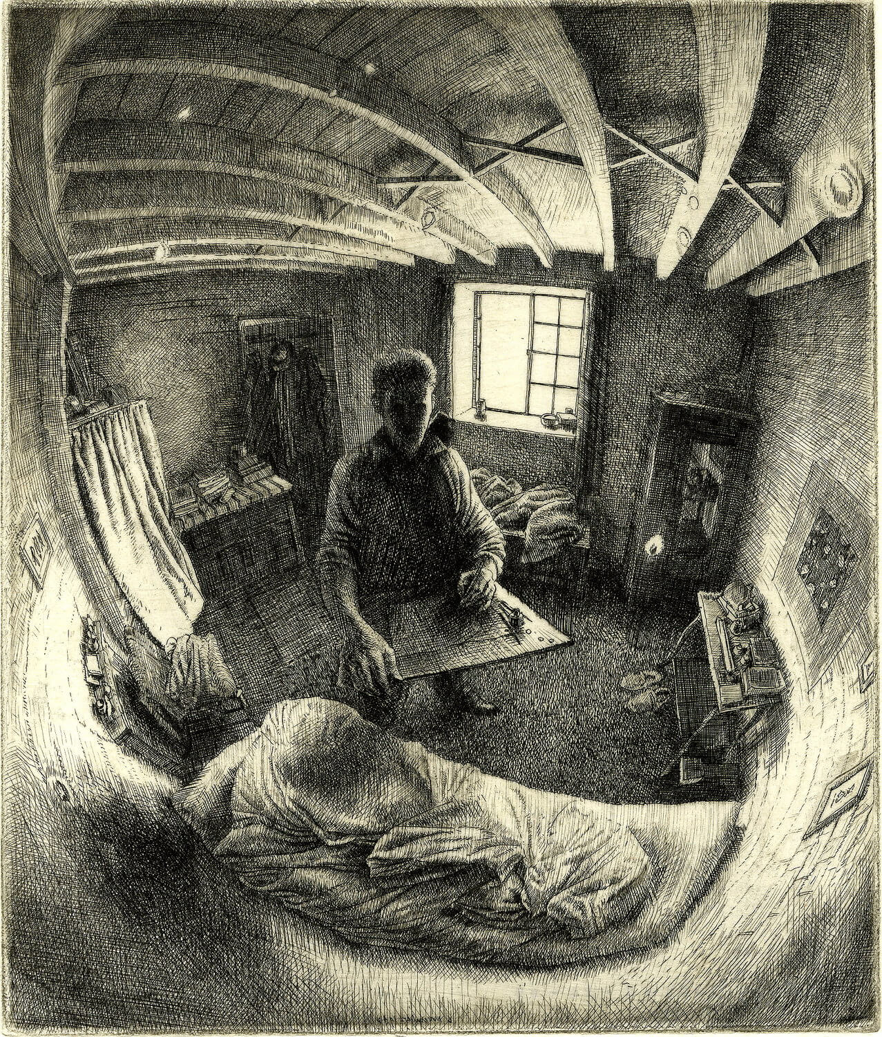 Self-portrait and Jackdaw, 1949 - Modern British Art Gallery