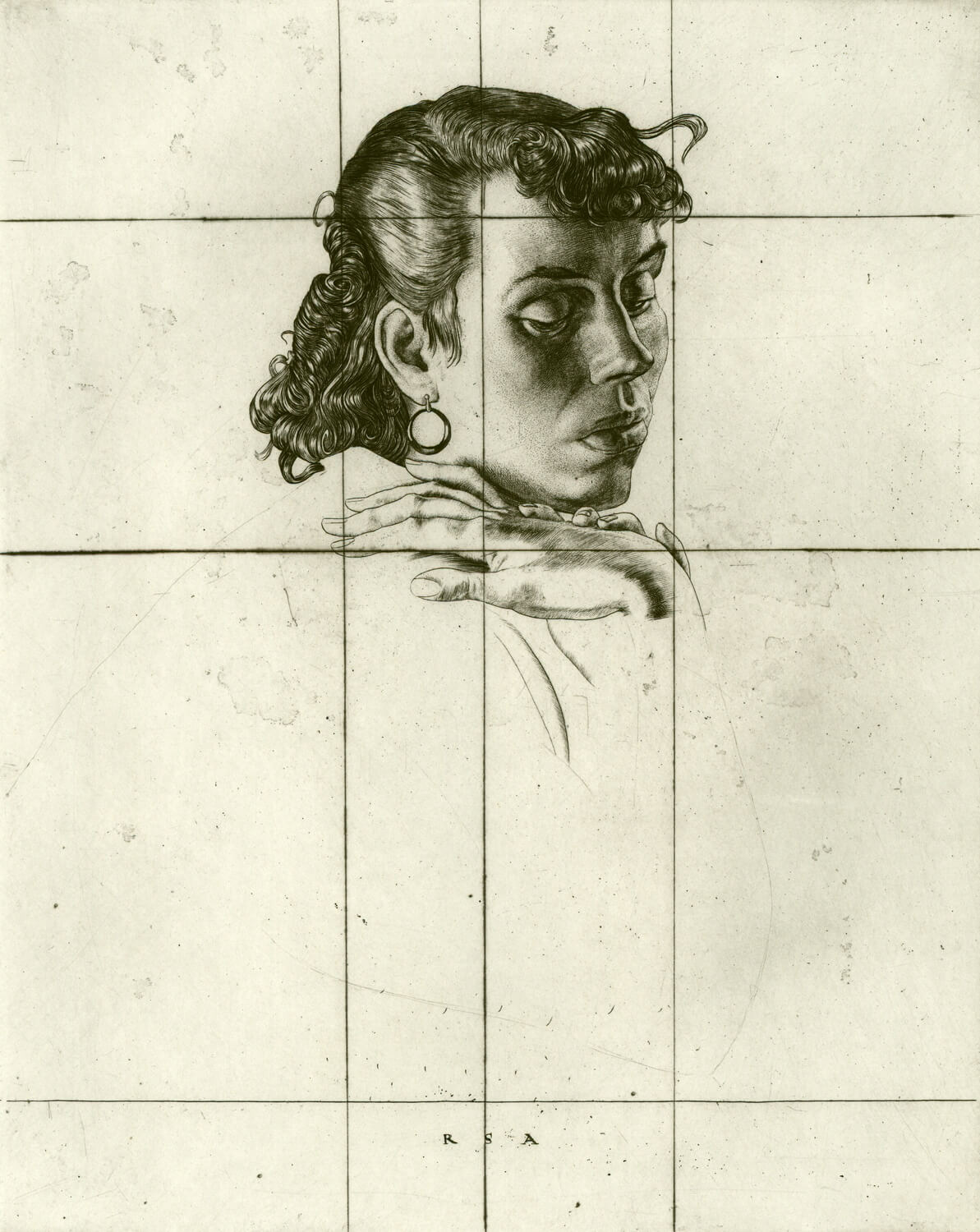 Study of a girl's head, 1936 - Modern British Art Gallery