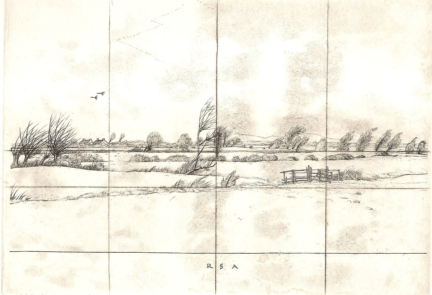 Winter Landscape with East Wind - Modern British Art Gallery