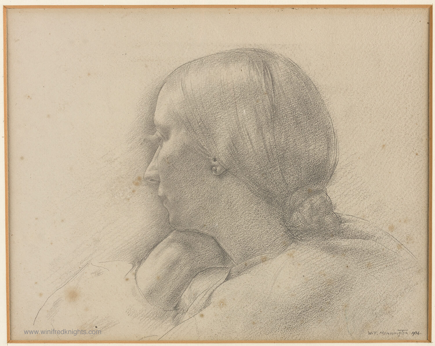 Thomas Monnington - Portrait of Winifred Knights - Modern British Art ...