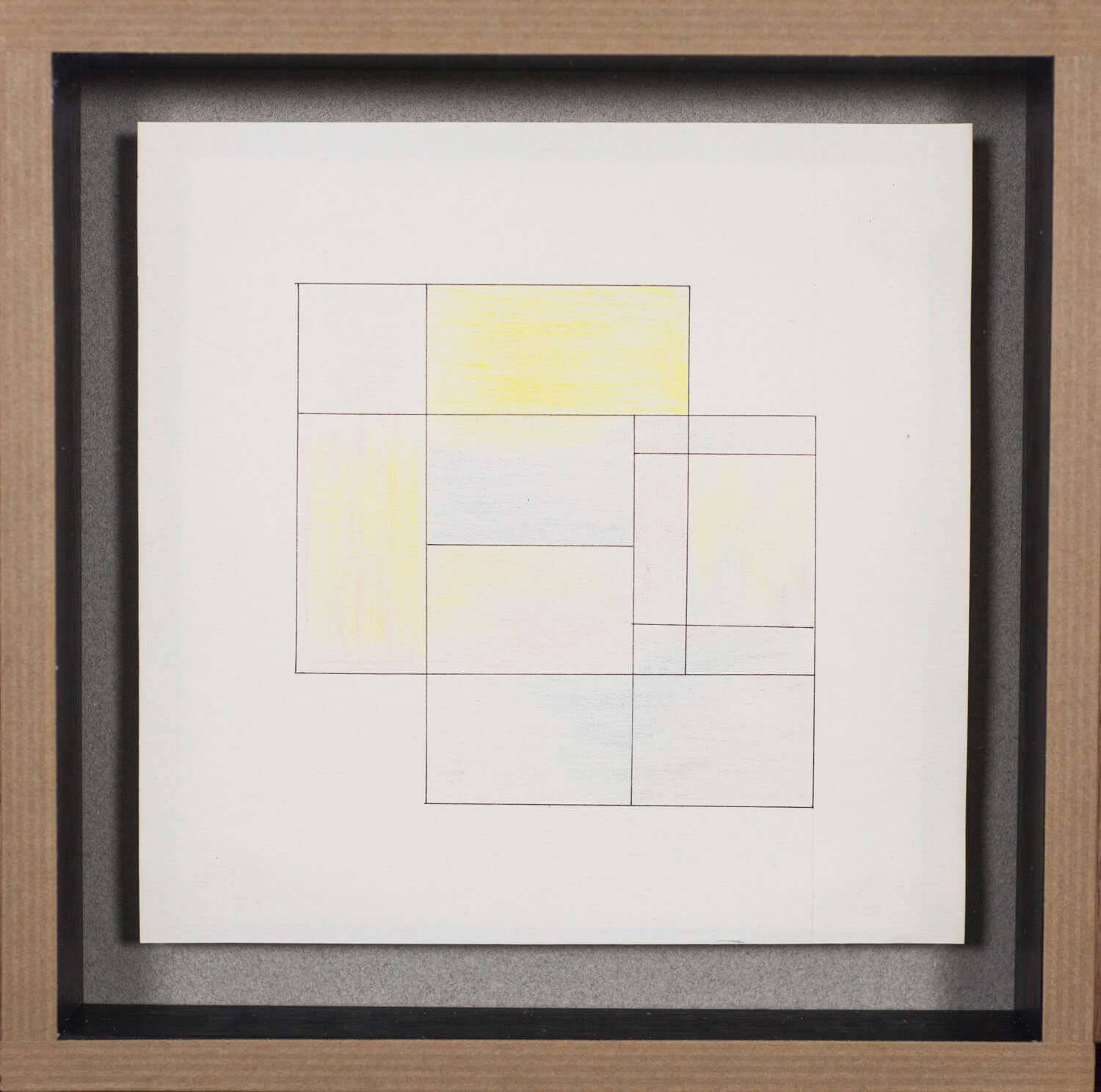 Two Intersecting Squares Modern British Art Gallery