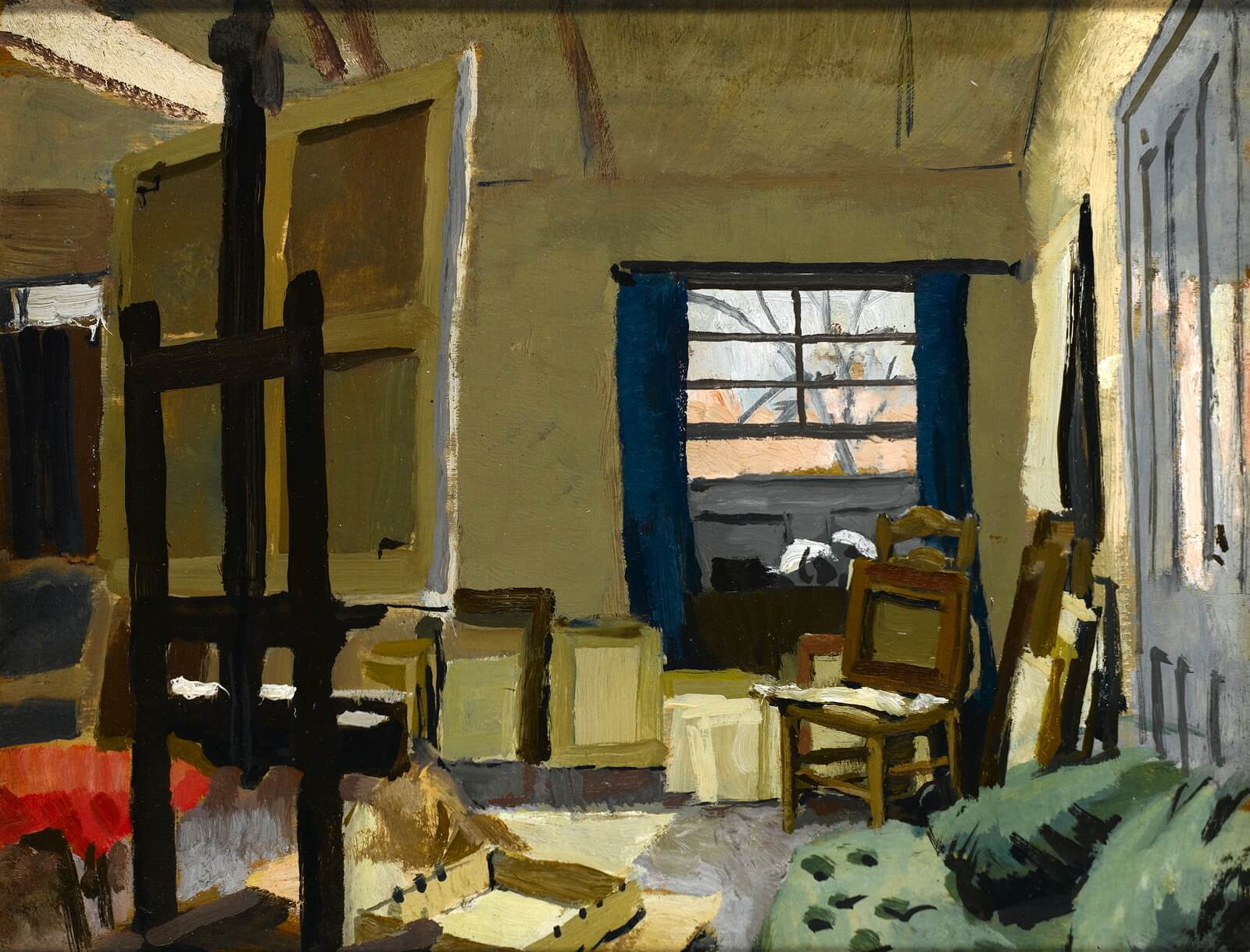The artist's studio, circa 1938 - Modern British Art Gallery