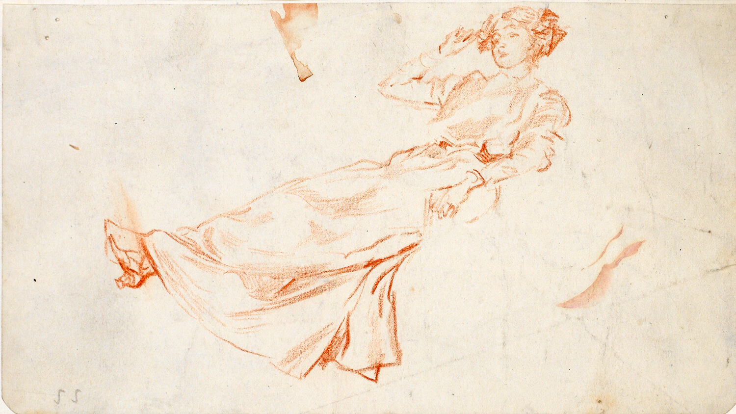 Lady reclining, circa 1895 - Modern British Art Gallery Lady reclining, circa 1895 - Modern British Art Gallery