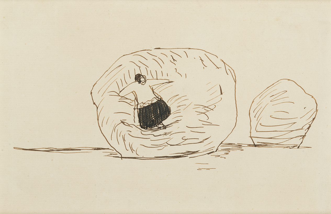 Hilda in a Haystack - Modern British Art Gallery