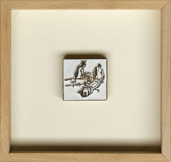 Two Seated Men, c. 1918 - Modern British Art Gallery