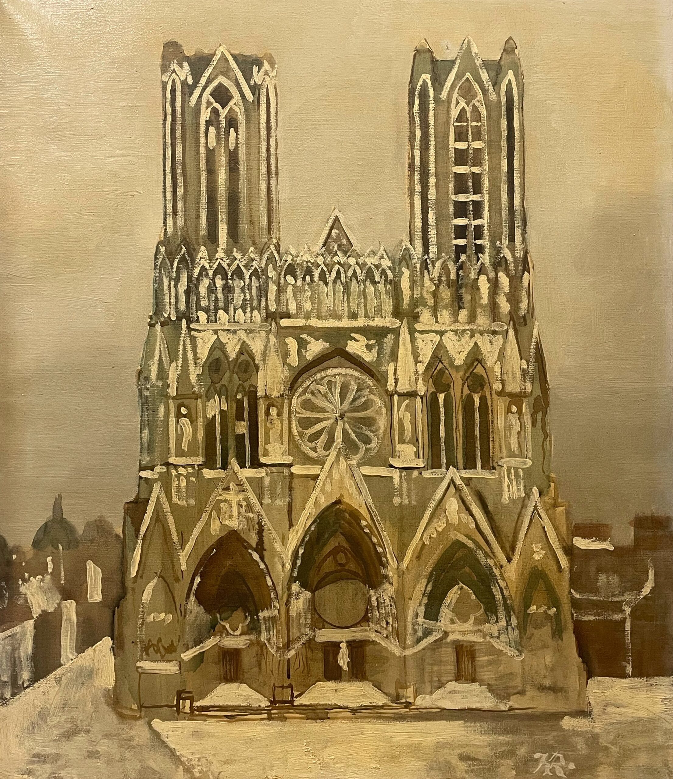 Reims in Snow, 1956 - Modern British Art Gallery