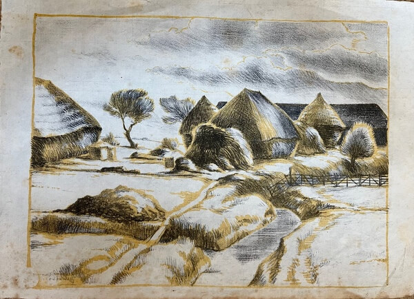 Stream and Haystacks, 1933 - Modern British Art Gallery